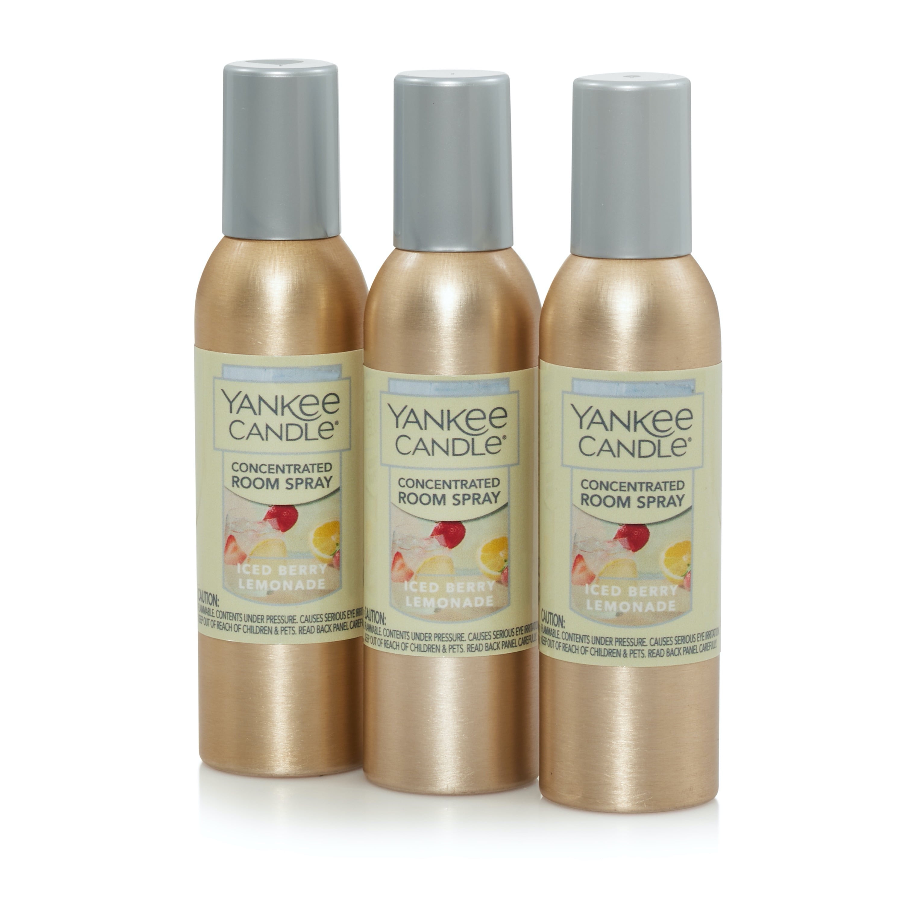 Yankee Candle Iced Berry Lemonade Concentrated Room Spray 3-Pack ...