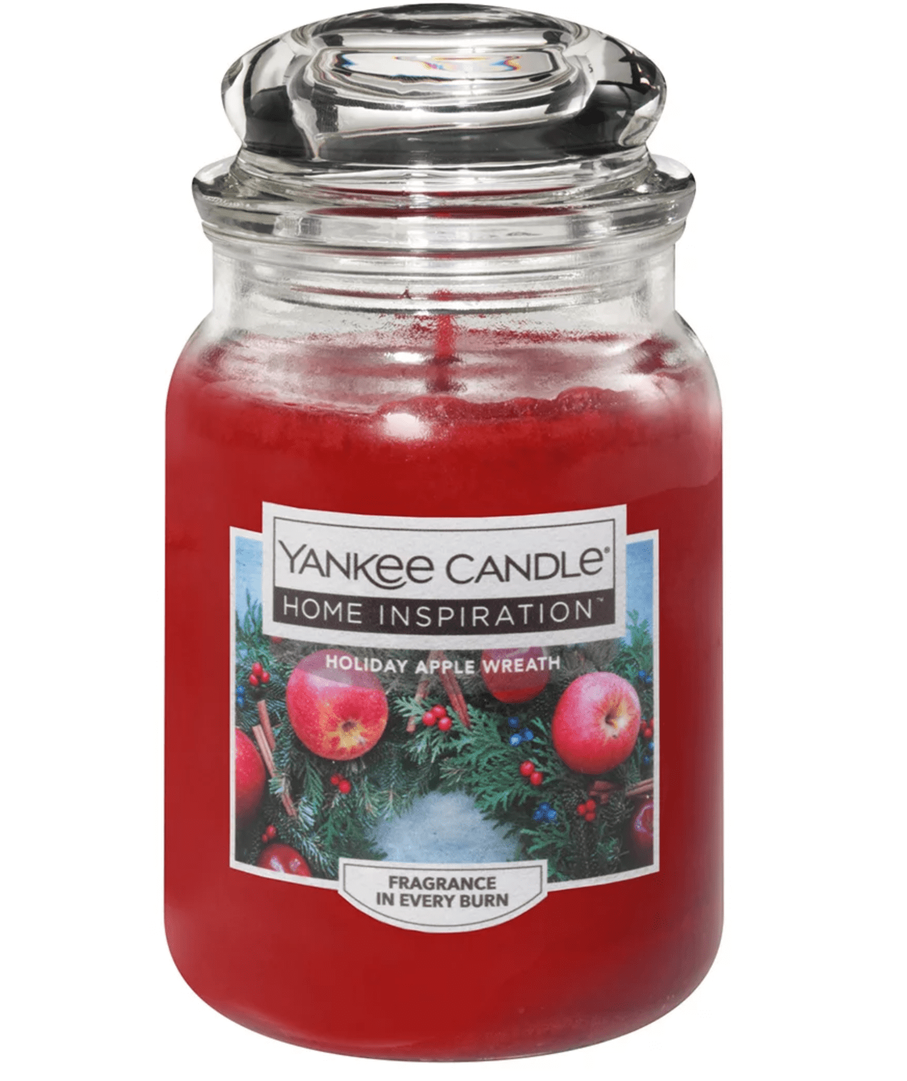 Yankee Candle Jar Candle, 19 oz. - Holiday Apple Wreath - Walmart.com
