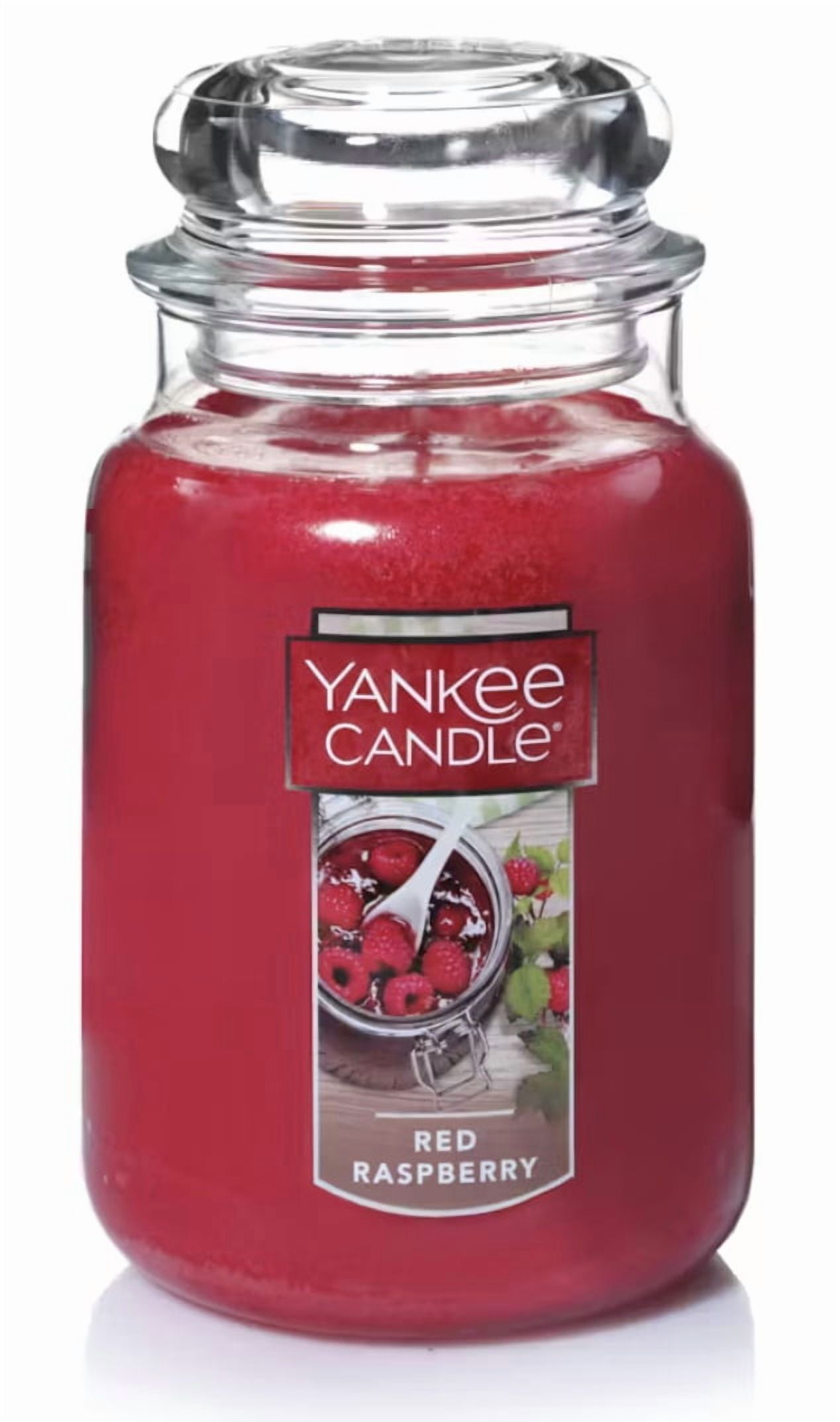 Yankee Candle Scented 22 oz Large Jar Candle - Red Raspberry - Walmart.com