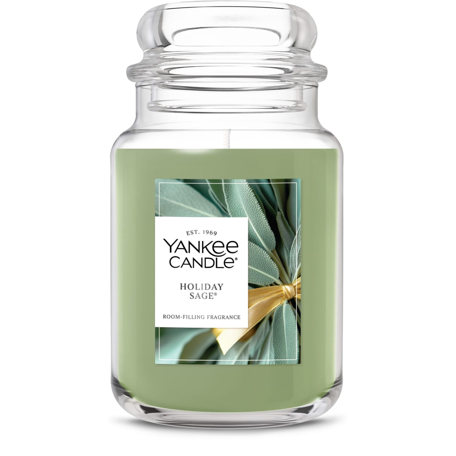 Yankee Candle Holiday Sage Original Large Jar Scented Candles, 22 oz ...