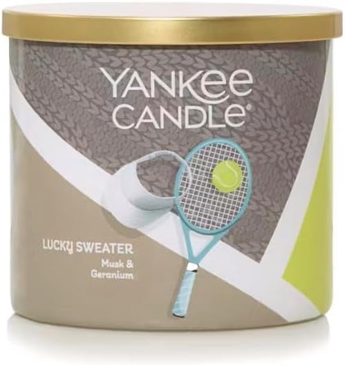 Yankee Candle Lucky Sweater - Sun & Games Collection Large 3-Wick ...