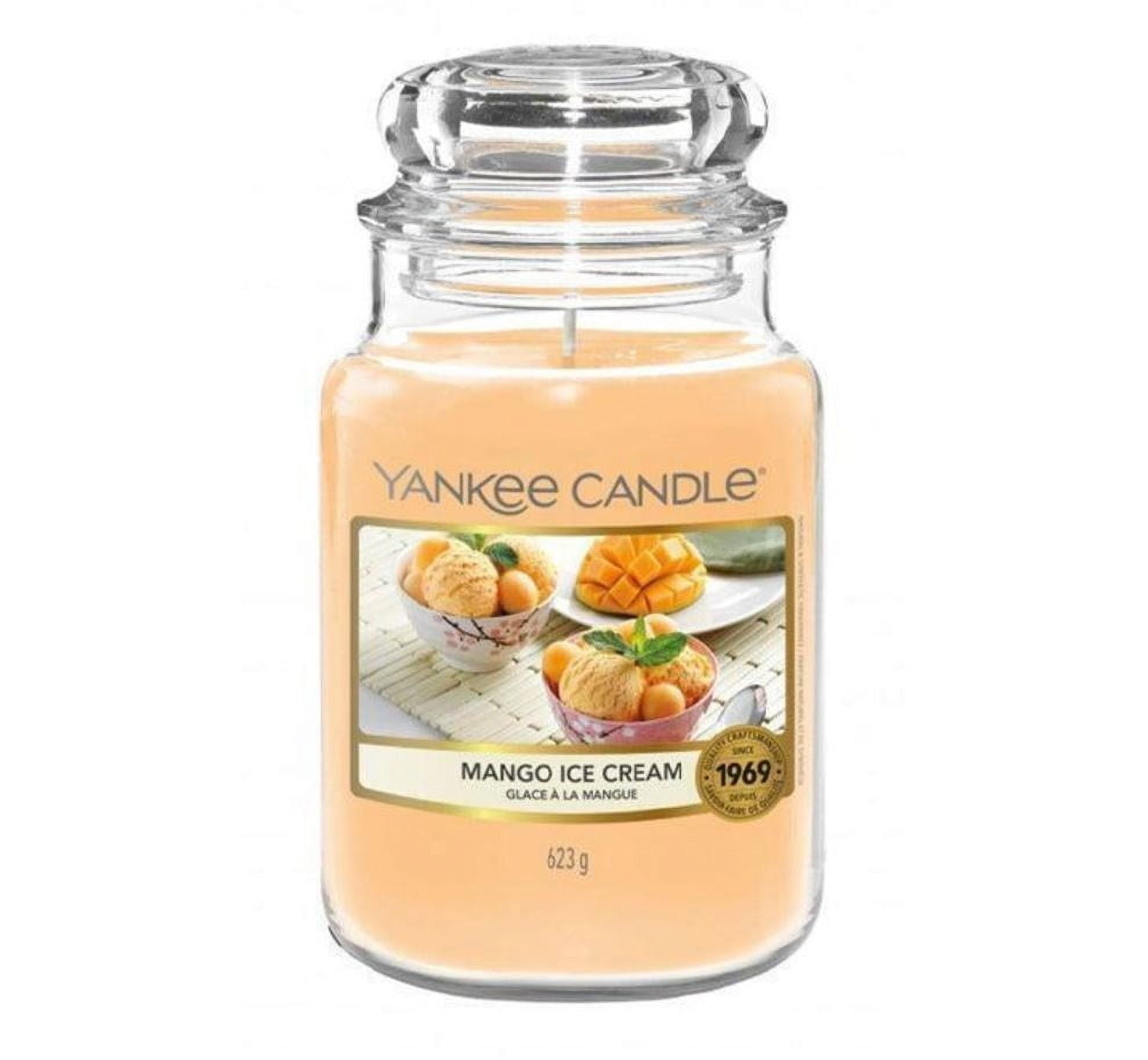 Yankee Candle Mango Ice Cream Scented Jar - 22oz - Walmart.com