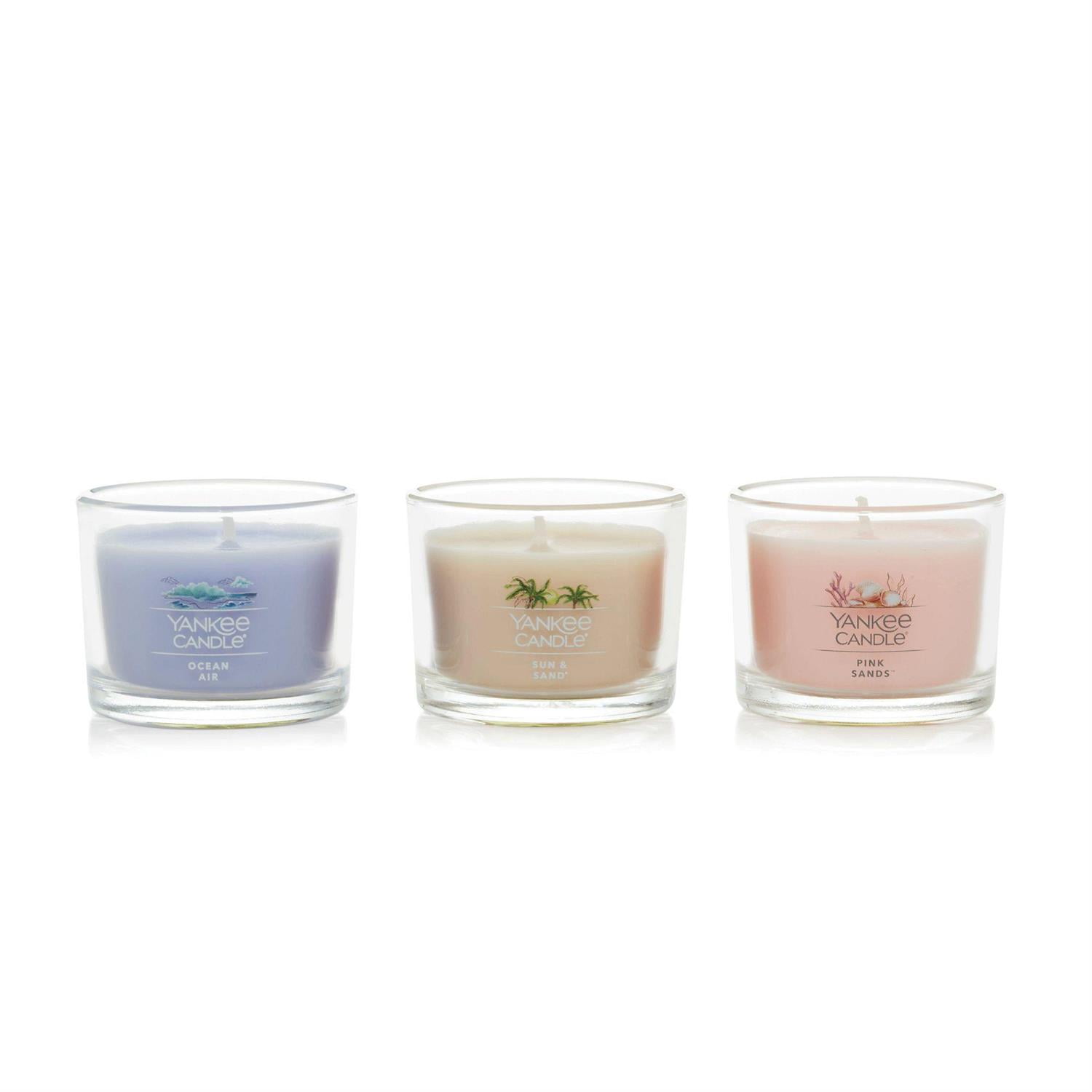 Yankee Candle Mini Beach Retreat Candle Gift Set, 3 Count - Walmart.com