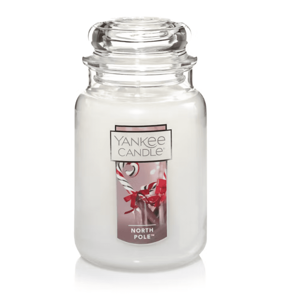 Yankee Candle North Pole 1-Wick Holiday Medium Jar Candle with Lid 14.5 ...