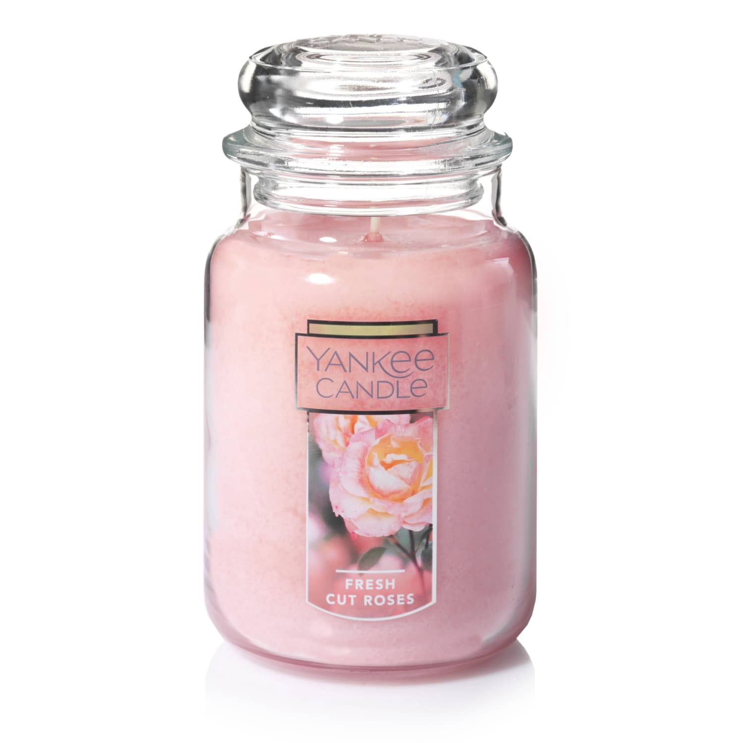 Yankee Candle Fresh Cut Roses Large Classic Jar Candle - Walmart.com
