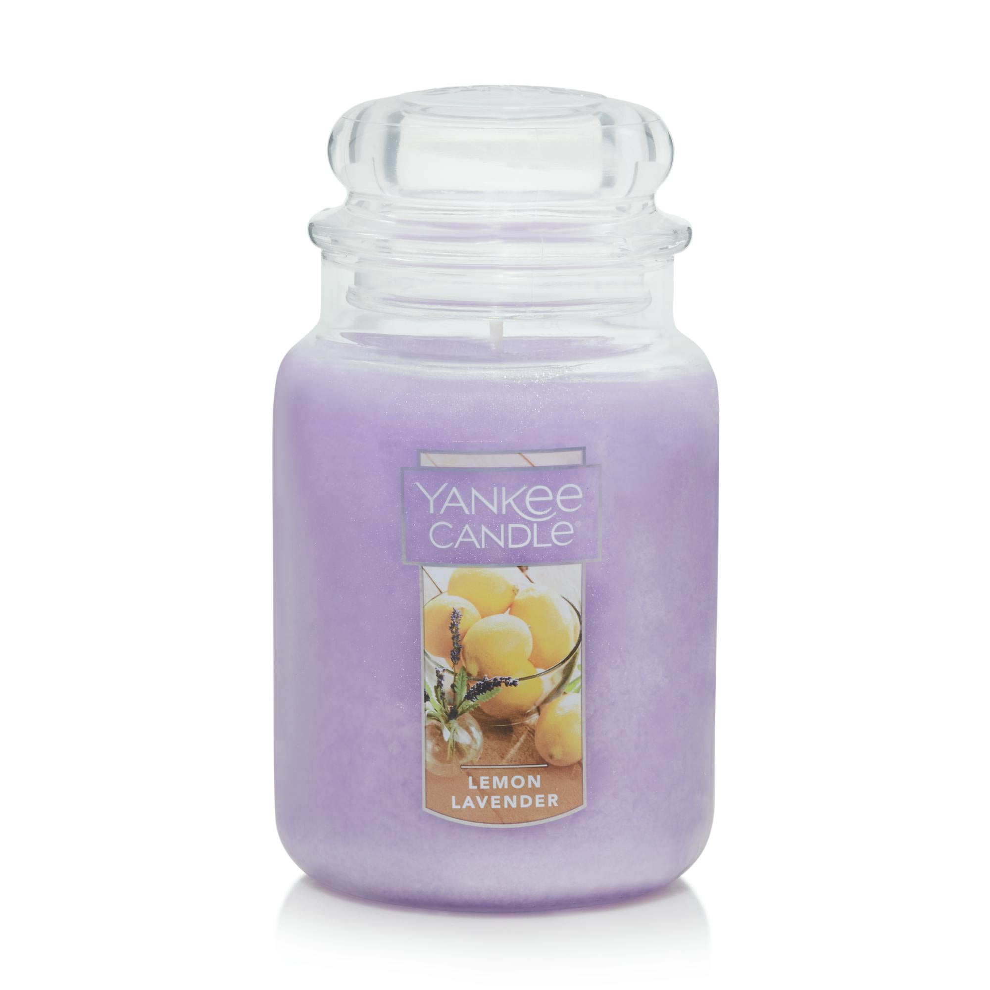 Yankee Candle - Lemon Lavender Large Jar Scented Candle, 110 Hours Burn ...