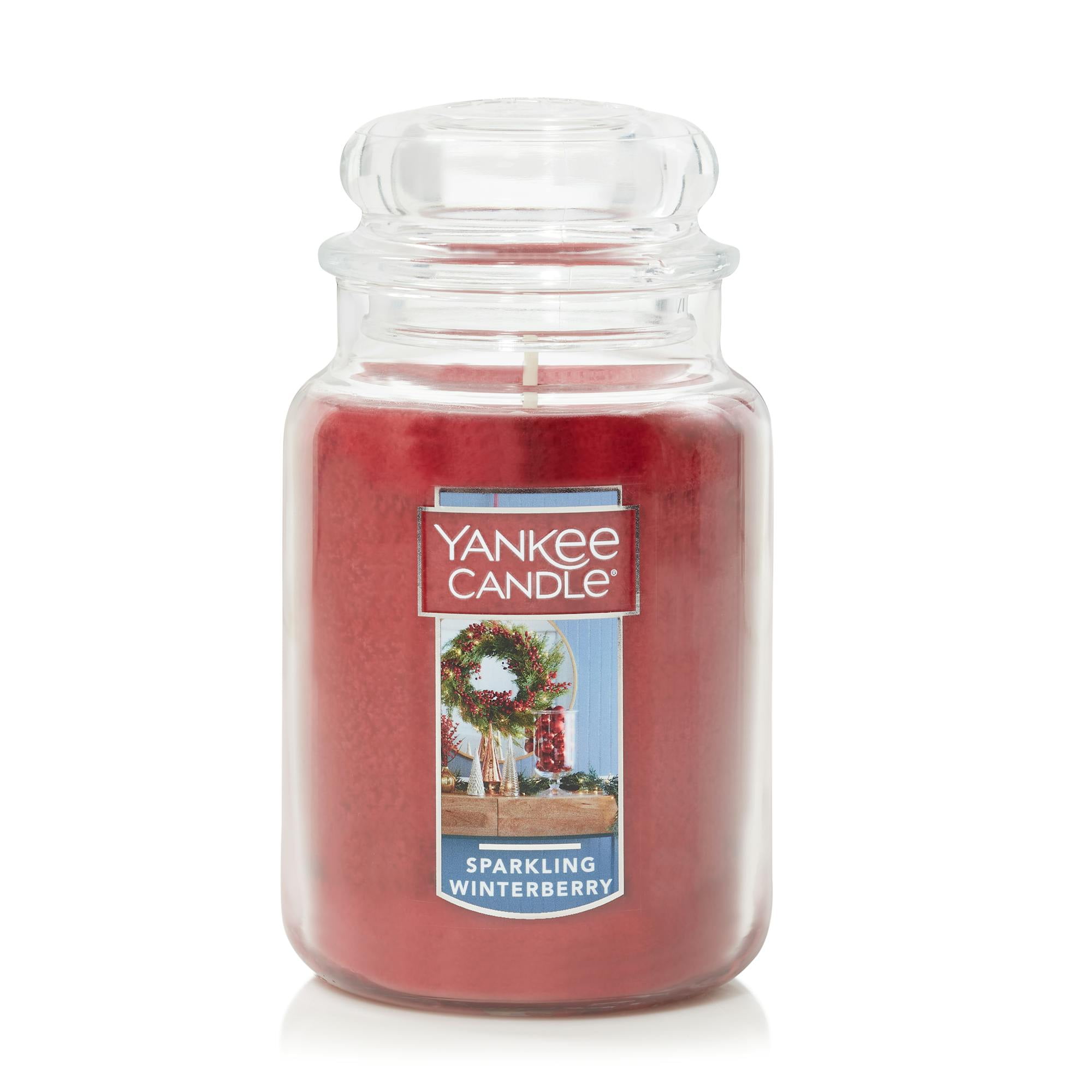 Yankee Candle Original Large Jar, Sparkling Winterberry, 22 oz ...