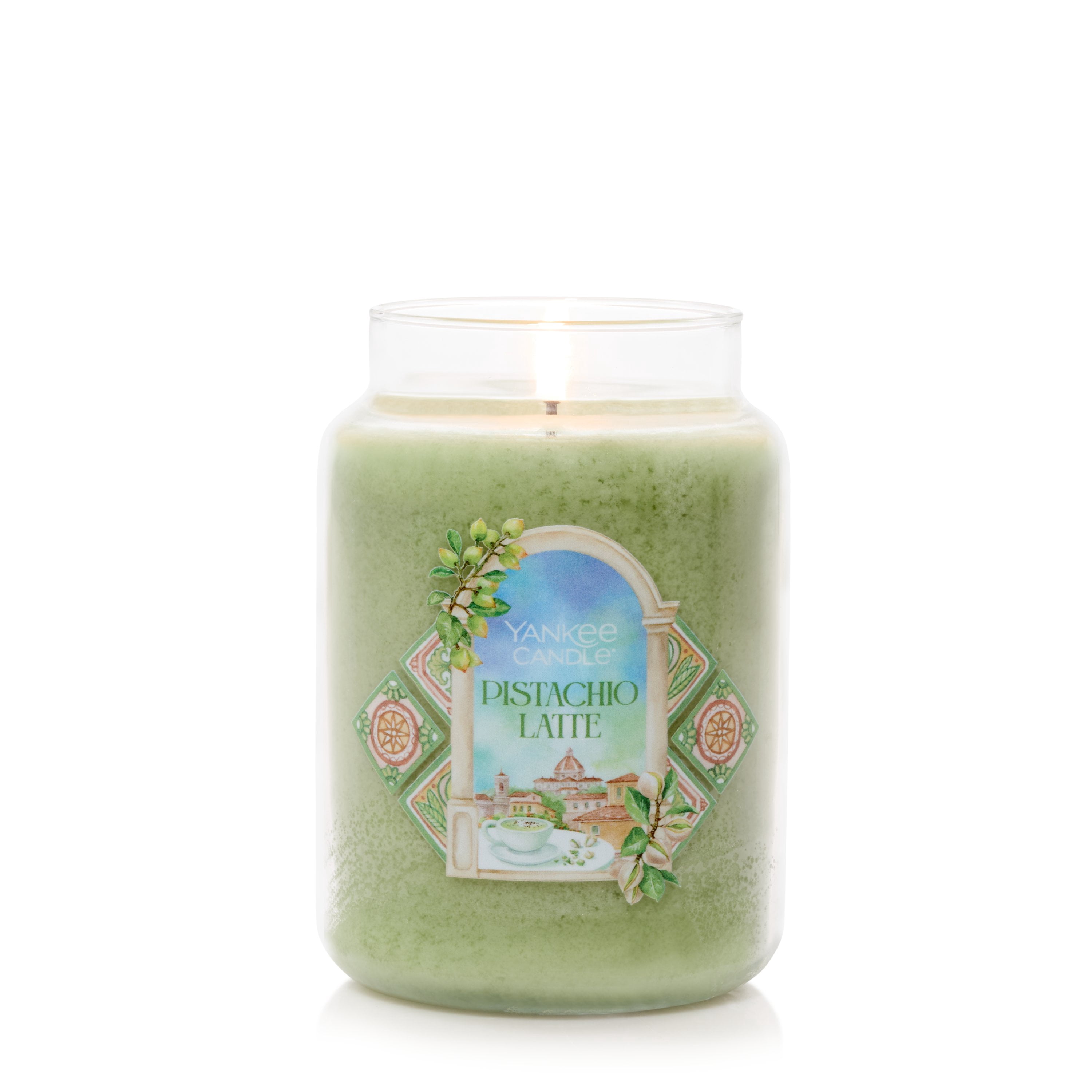 Yankee Candle Pistachio Latte Original Large Scented Jar Candle, 22 oz ...