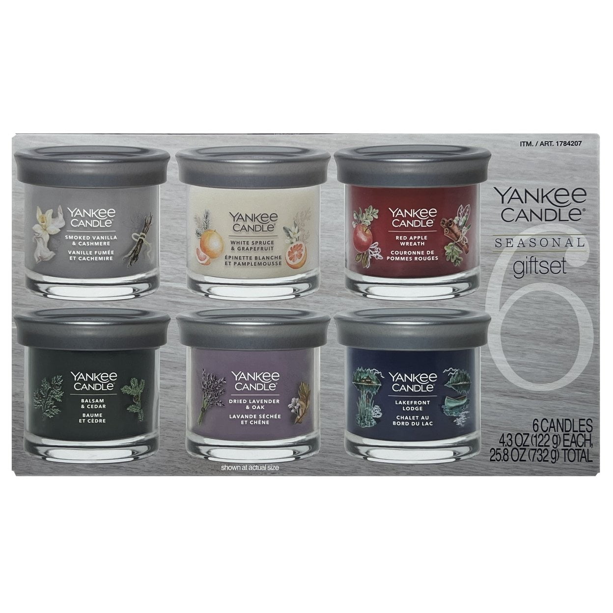 Yankee Candle Premium Soy Wax Blended Scented Candles, Variety, 4.3 Oz ...