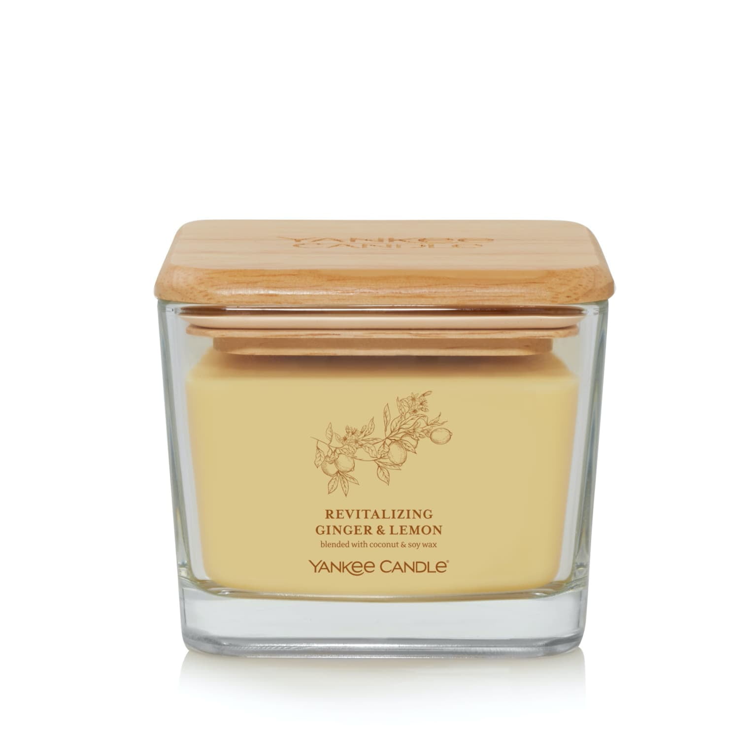 Yankee Candle Revitalizing Ginger & Lemon Well Living Collection Medium ...