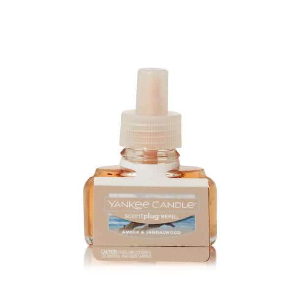 Yankee Candle Scent Plug Refill, Amber & Sandalwood (Pack of 3 ...