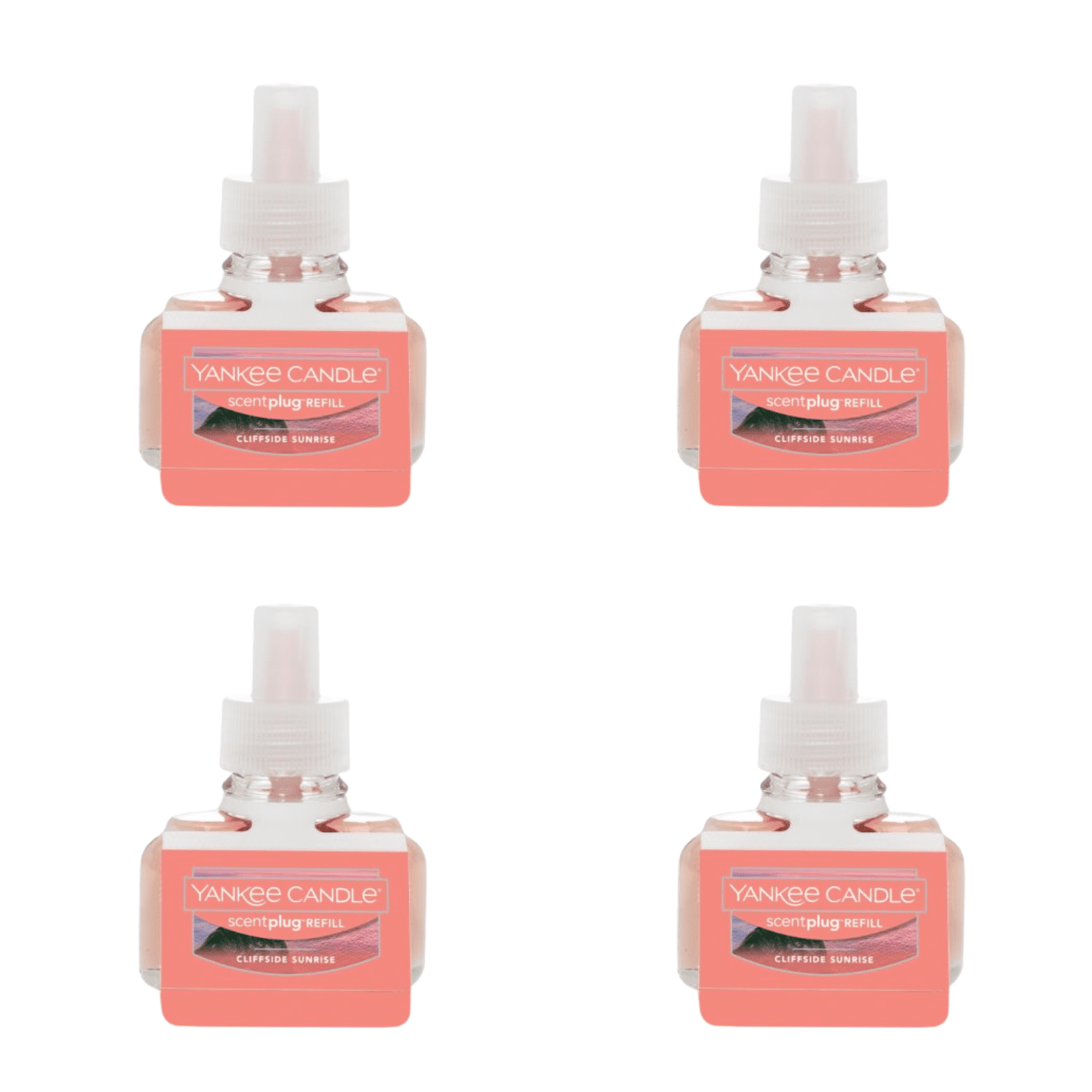 Yankee Candle Scent Plug Refill, Cliffside Sunrise (Pack of 4 ...