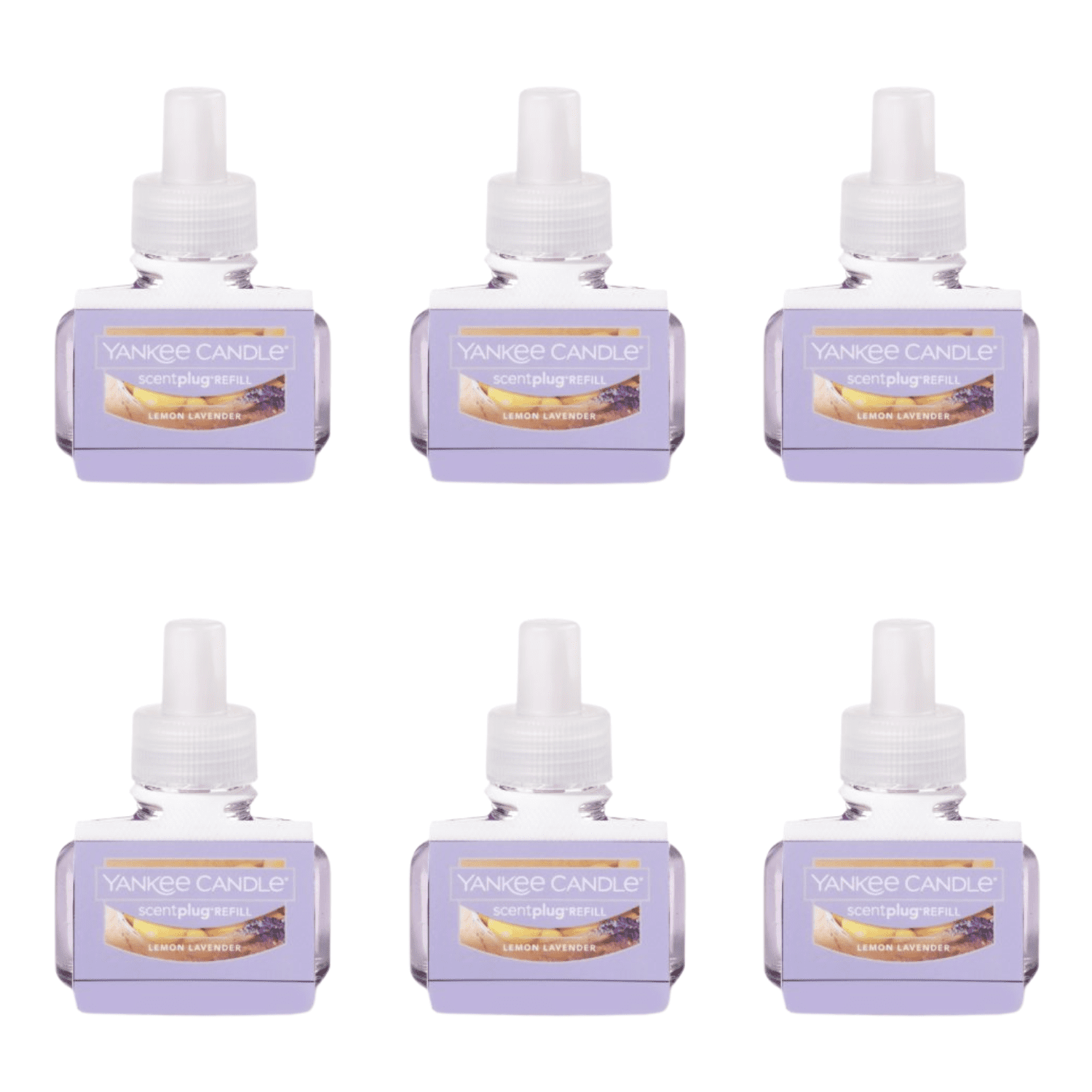 Yankee Candle Scent Plug Refill, Lemon Lavender (Pack of 6) - Walmart.com