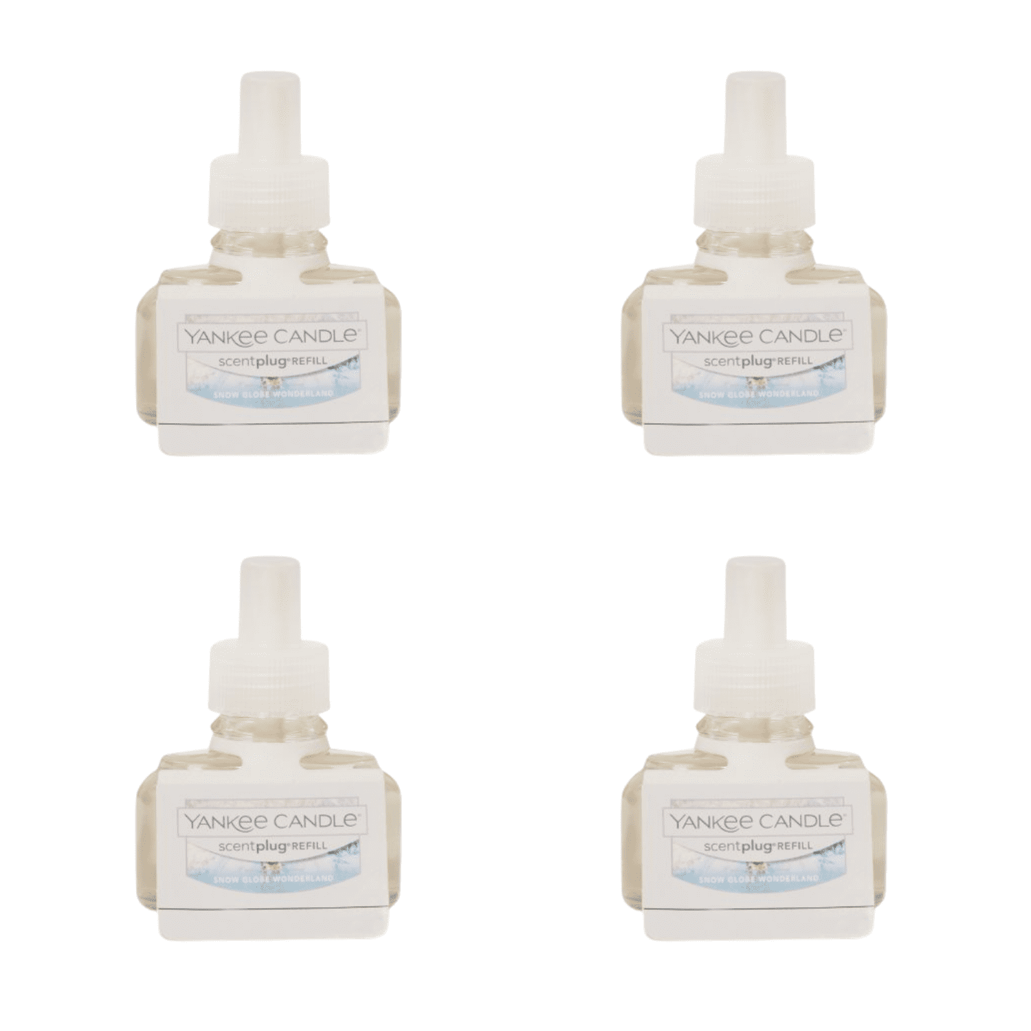 Yankee Candle Scent Plug Refill, Snow Globe Wonderland (Pack of 4 ...