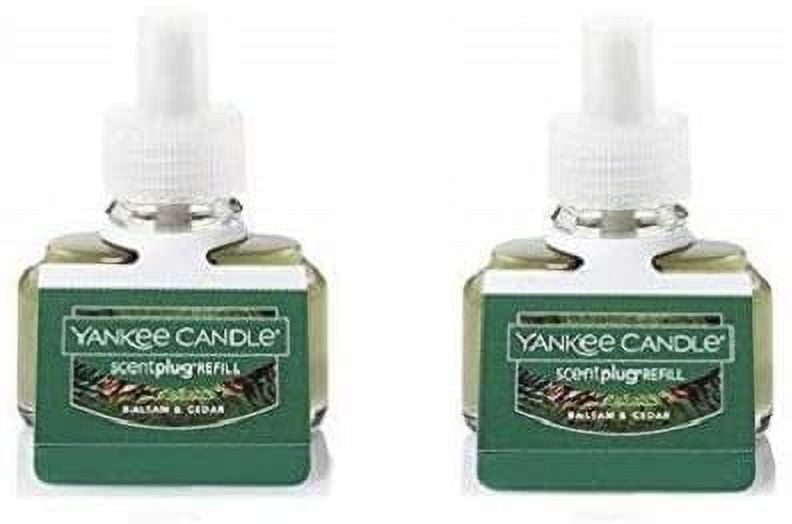 Yankee Candle Balsam & Cedar Scent Plug Refill Bottles, 2-Pack, Forest ...