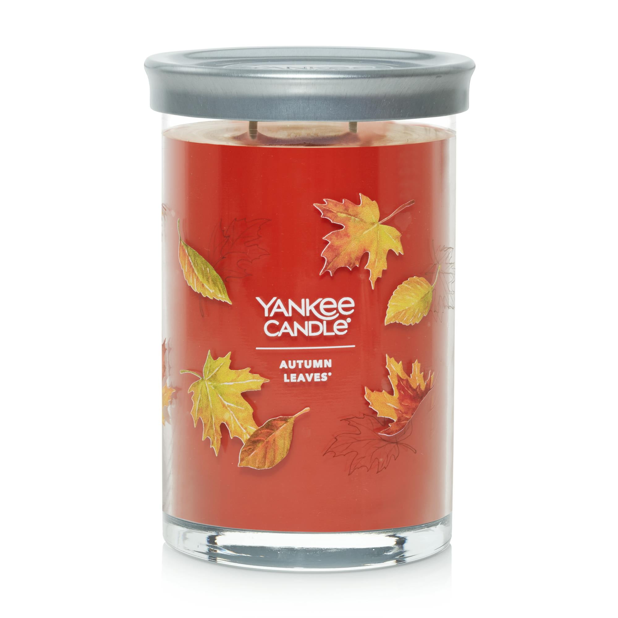 Yankee Candle Signature Large 2-Wick Candle, Autumn Leaves®, 20 oz ...