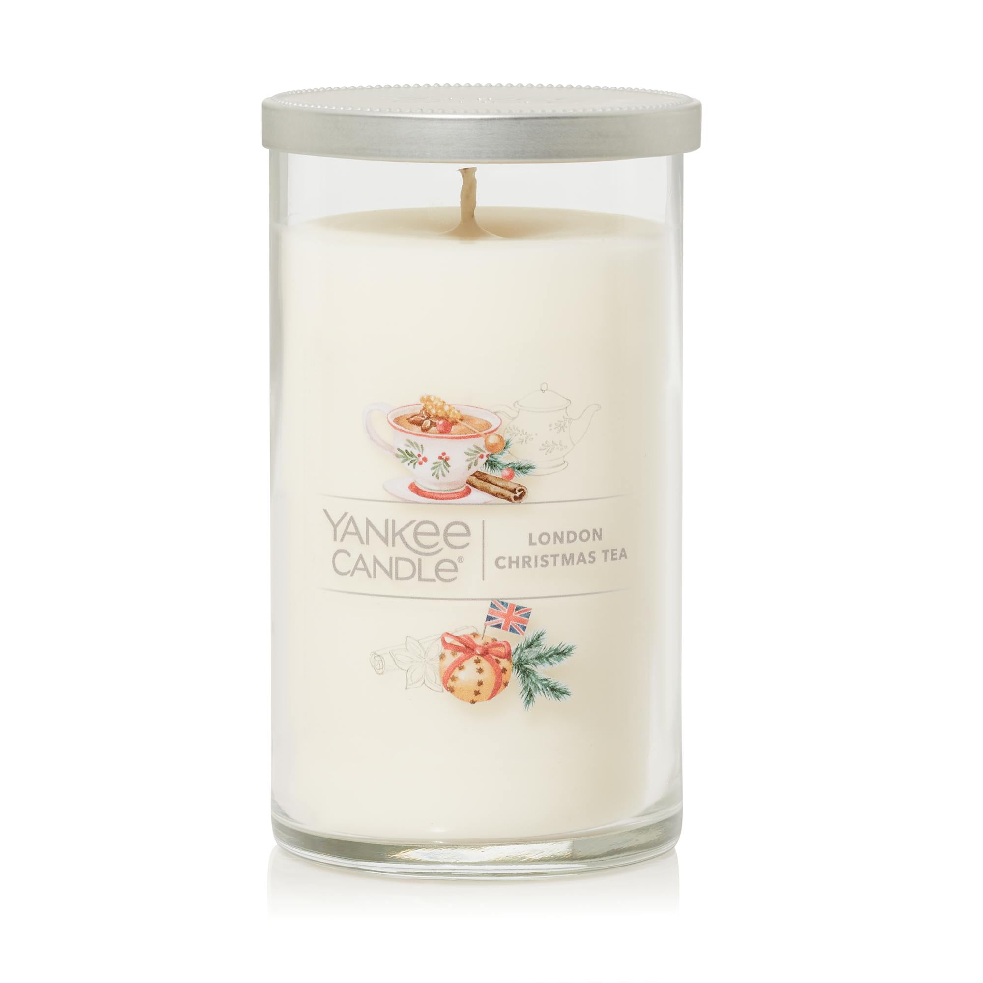 Yankee Candle Signature Medium 2-Wick Candle, London Christmas Tea, 14. ...
