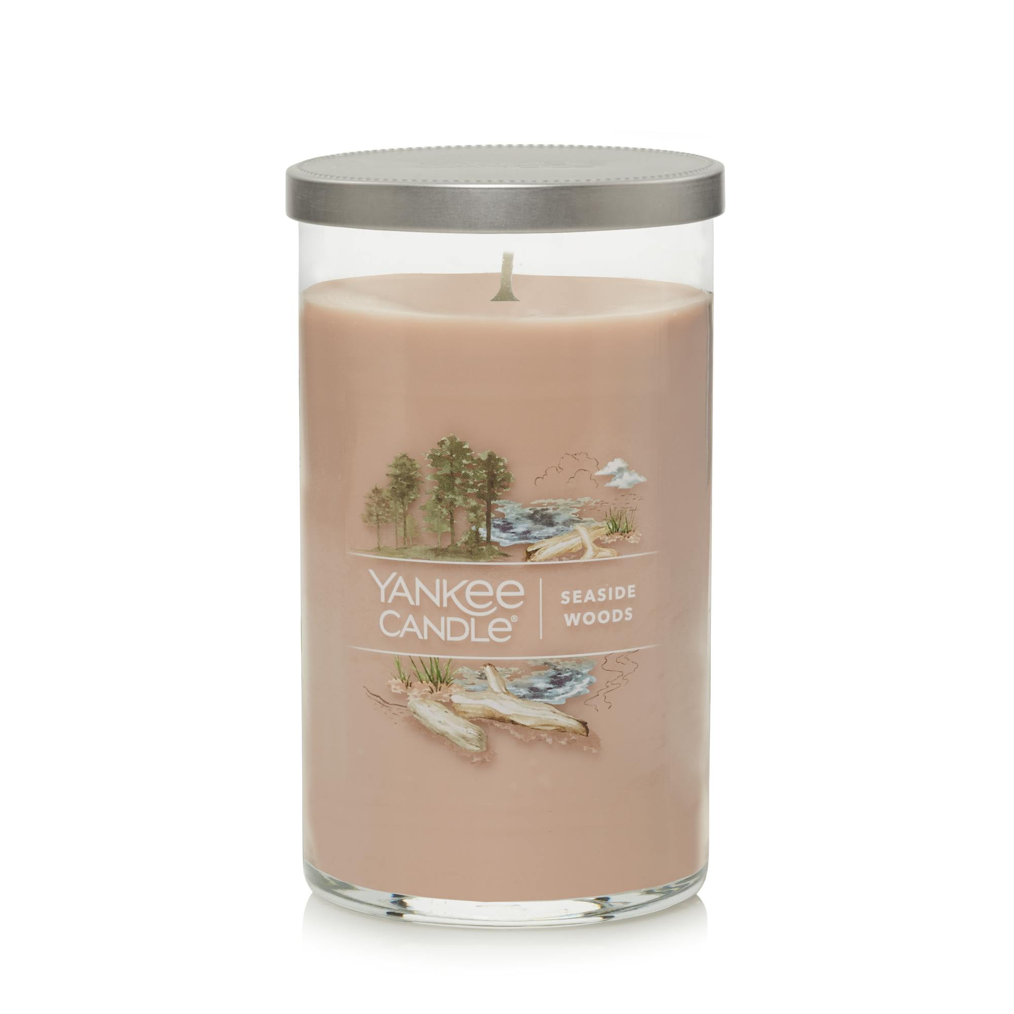 Yankee Candle Signature Medium 2-Wick Candle, Seaside Woods, 14.25 oz ...
