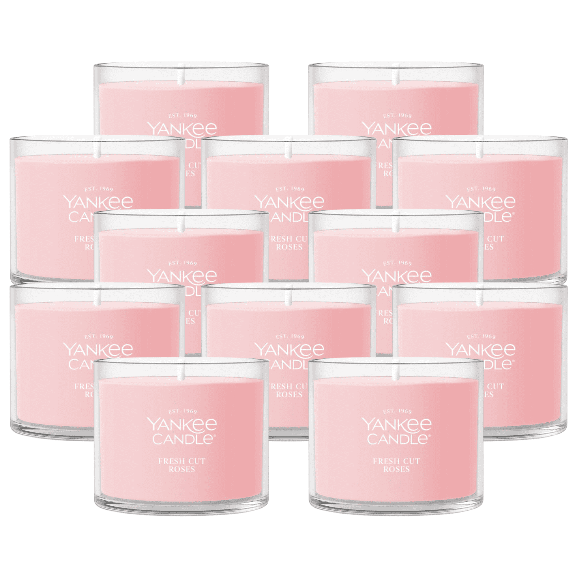 Yankee Candle Signature Votive Mini Candle Jar, Fresh Cut Roses ...