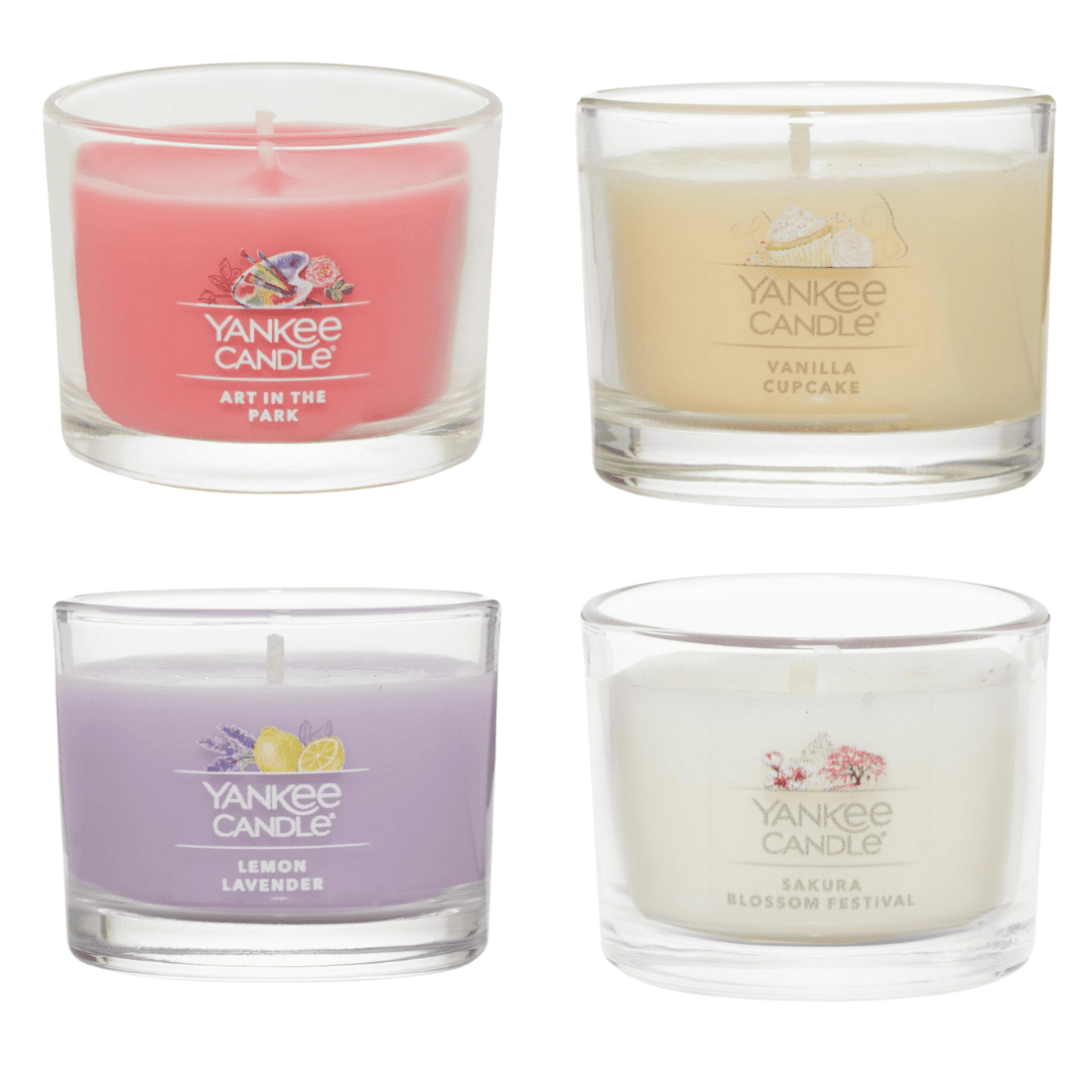 Yankee Candle Signature Votive Mini Candle Jars Fresh Blooms Spring ...