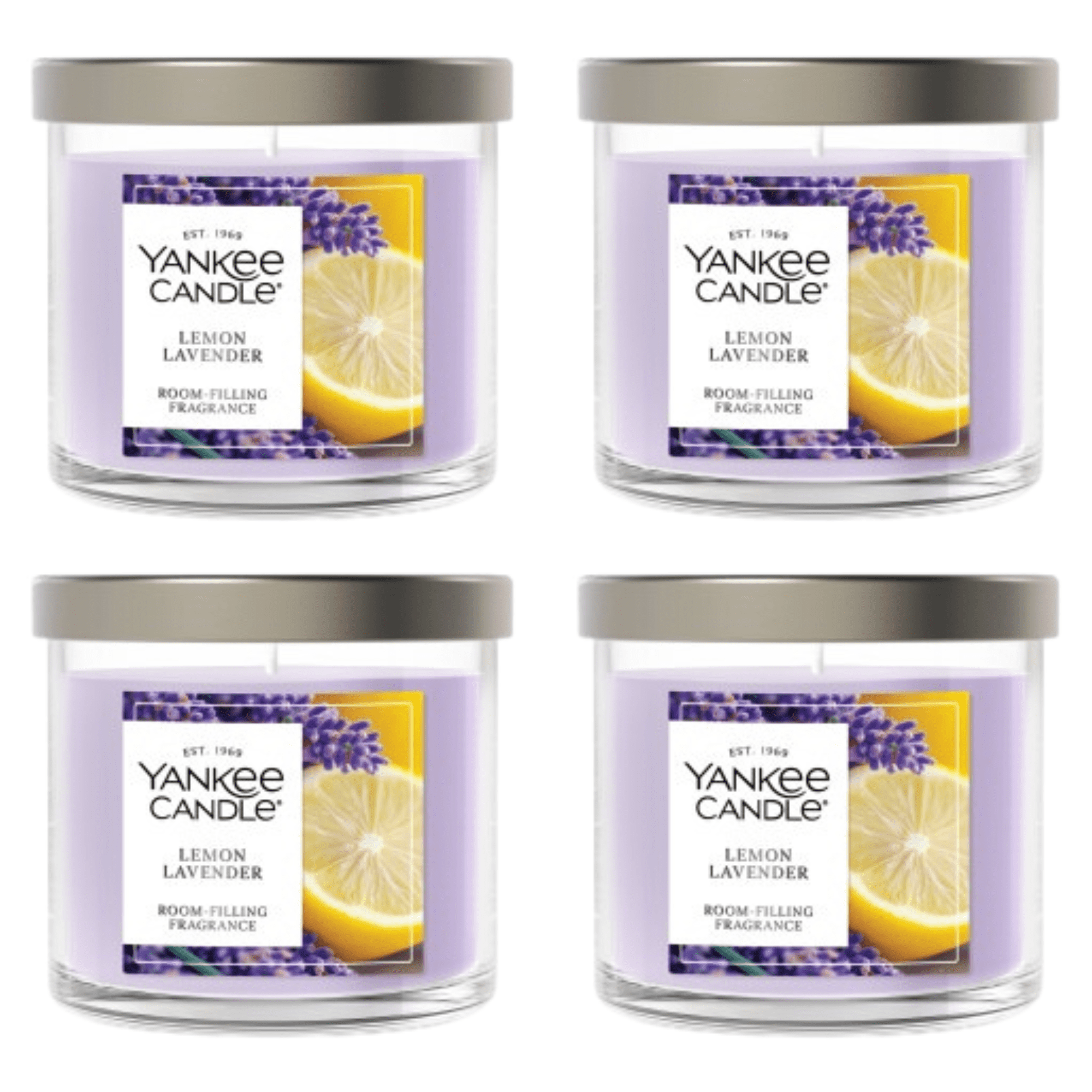 Yankee Candle Small Tumbler Scented Single Wick Jar Candle, Lemon ...