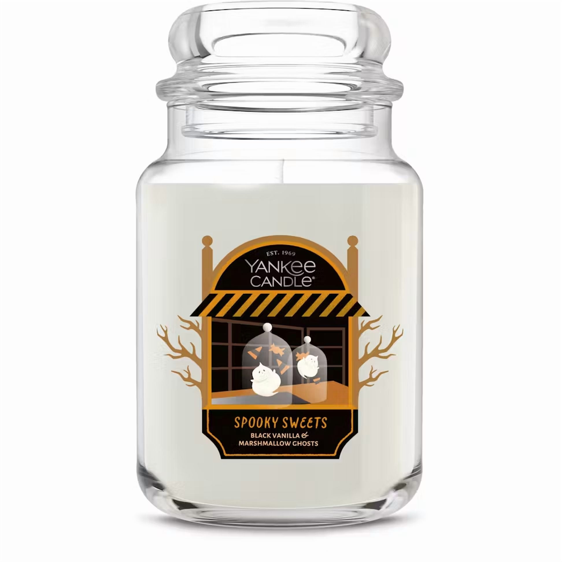 Yankee Candle Halloween Spooky Sweets Large Original Jar Candle 22oz ...