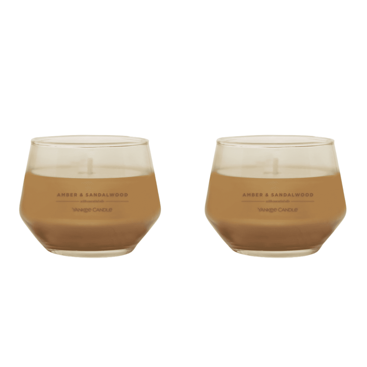 Yankee Candle Studio Candle with Essential Oils, Amber & Sandalwood, 10 ...