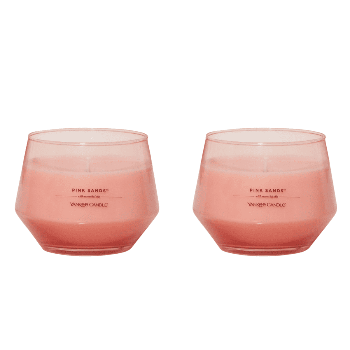 Yankee Candle Studio Candle with Essential Oils, Pink Sands, 10 Ounce ...
