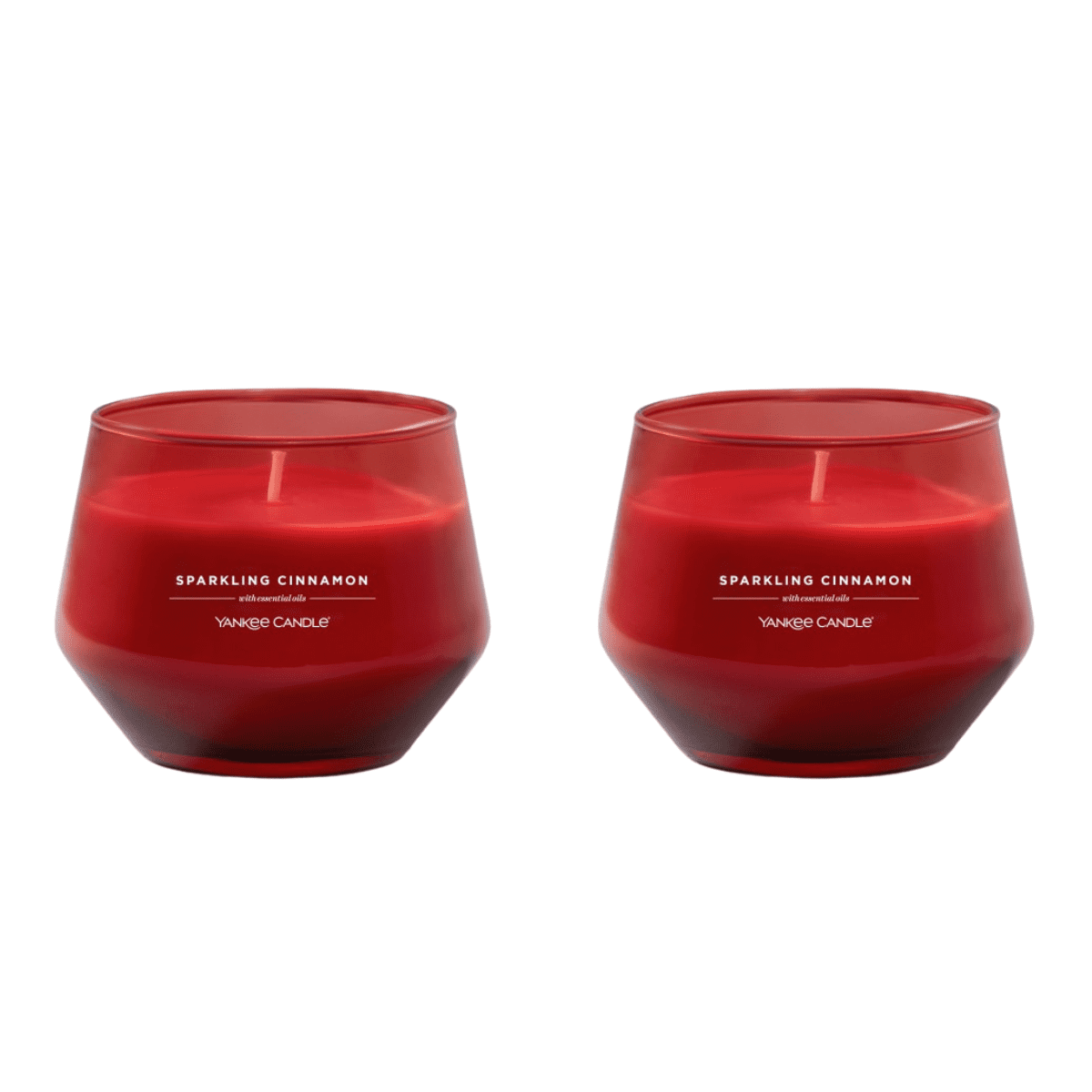 Yankee Candle Studio Candle with Essential Oils, Sparkling Cinnamon, 10 ...