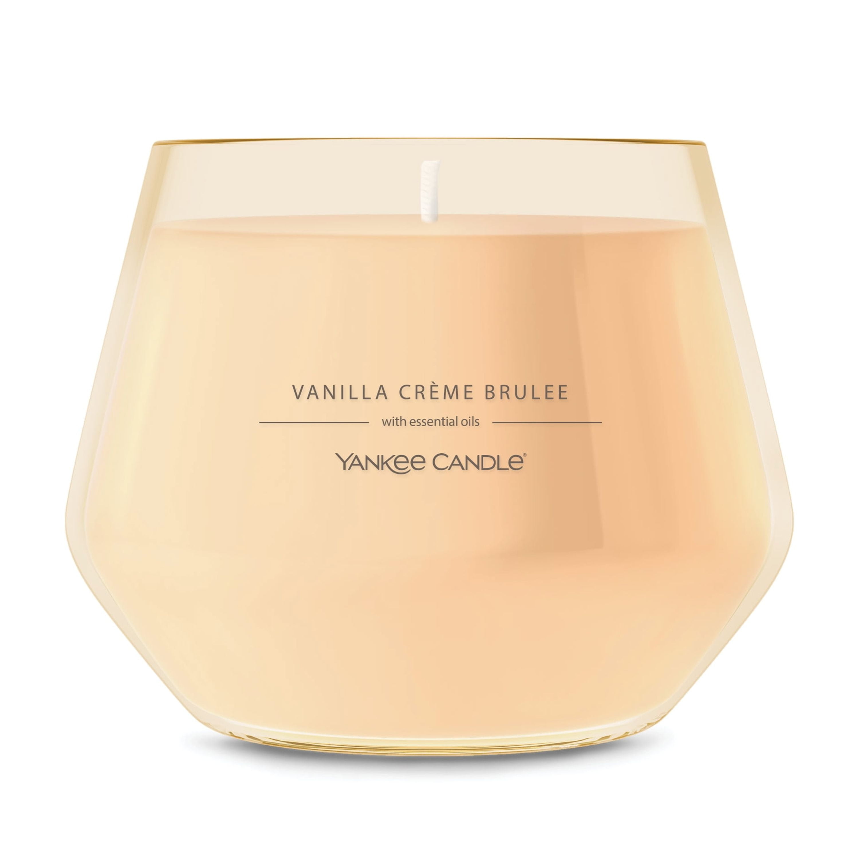 Yankee Candle Vanilla Crème Brûlée Scented Candle with 40-65 Hour Burn ...