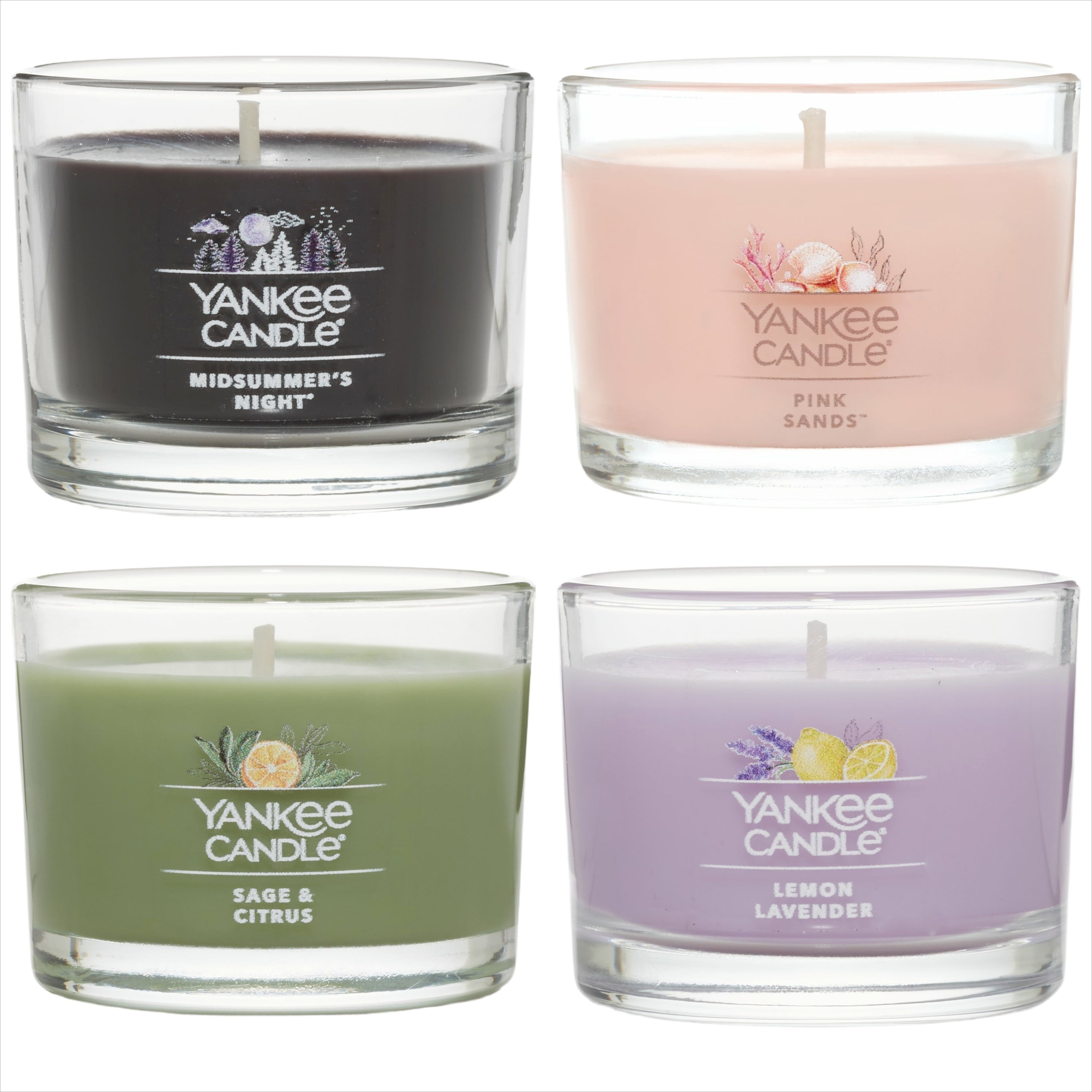 Yankee Candle Tropical Breeze Scented Jar Mini Votive Candles, 1.3 oz ...