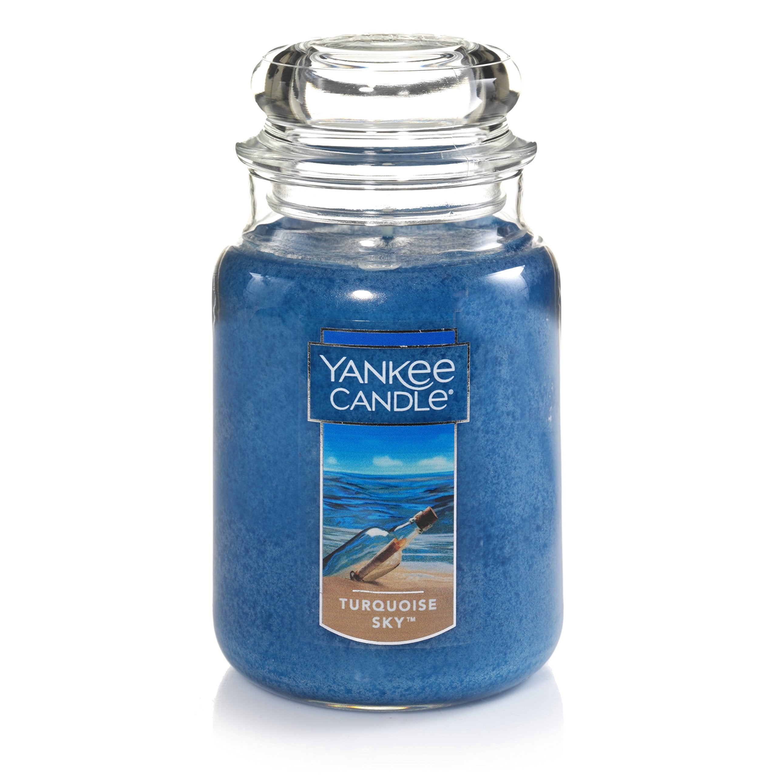 Yankee Candle Turquoise Sky Scented, Classic 22oz Large Jar Single Wick ...