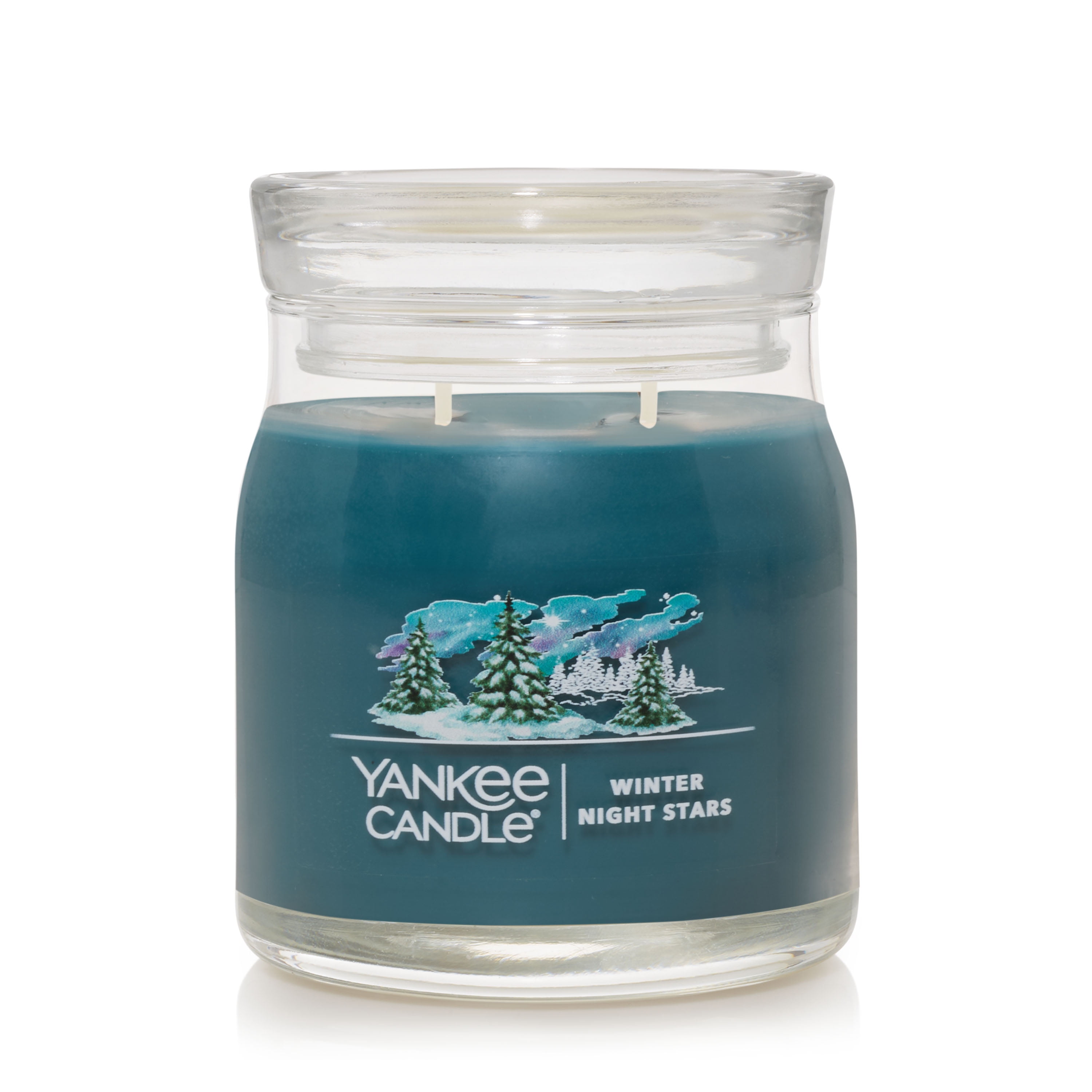 Yankee Candle Winter Night Stars Signature Medium Jar Candle - Walmart.com