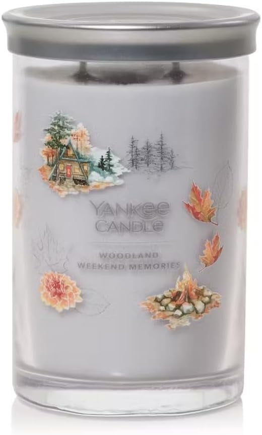 Yankee Candle Woodland Weekend Memories Large 2-Wick Signature Tumbler ...