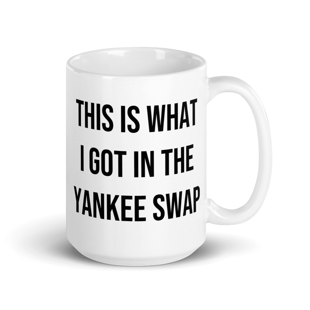 Yankee Swap Christmas Party Gag Gift Exchange Mug 15 oz - Walmart.com