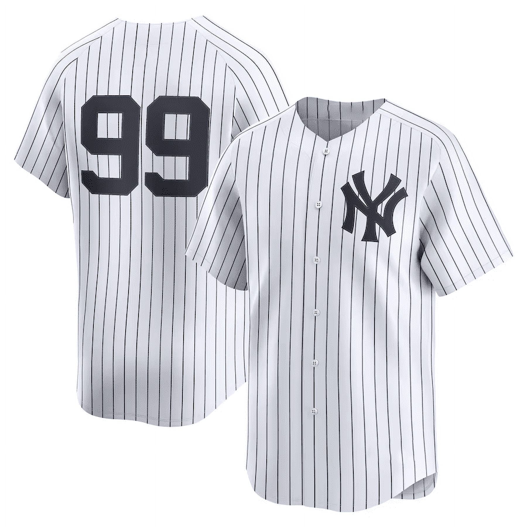 Yankees Baseball Team A_aron_Judge#99 Jersey Home Player Jerseys Baseball Game Short-Sleeved Fan ...