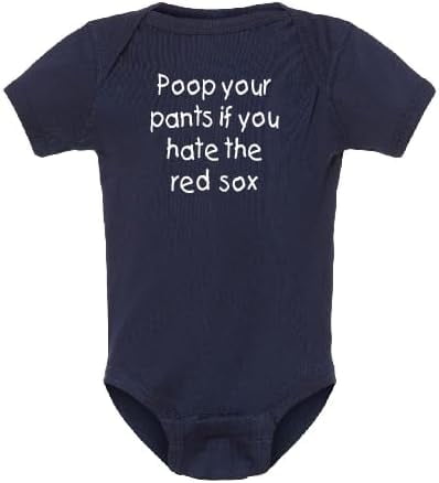 Yankees Fan Poop Your Pants if You Hate the Sox Baby Bodysuit (12 ...