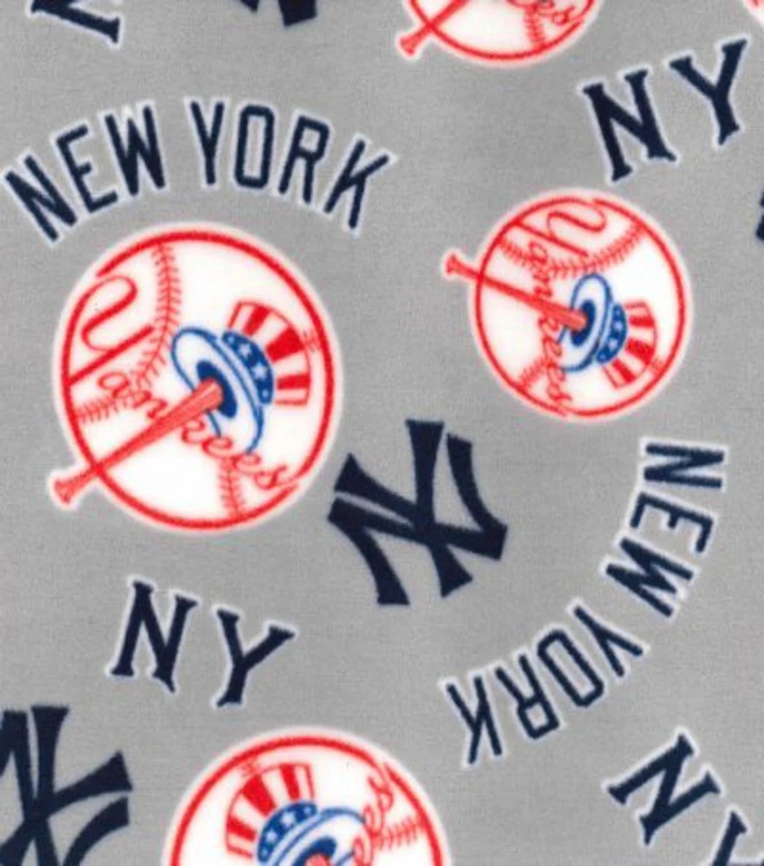 Yankees Grey Fleece - Walmart.com