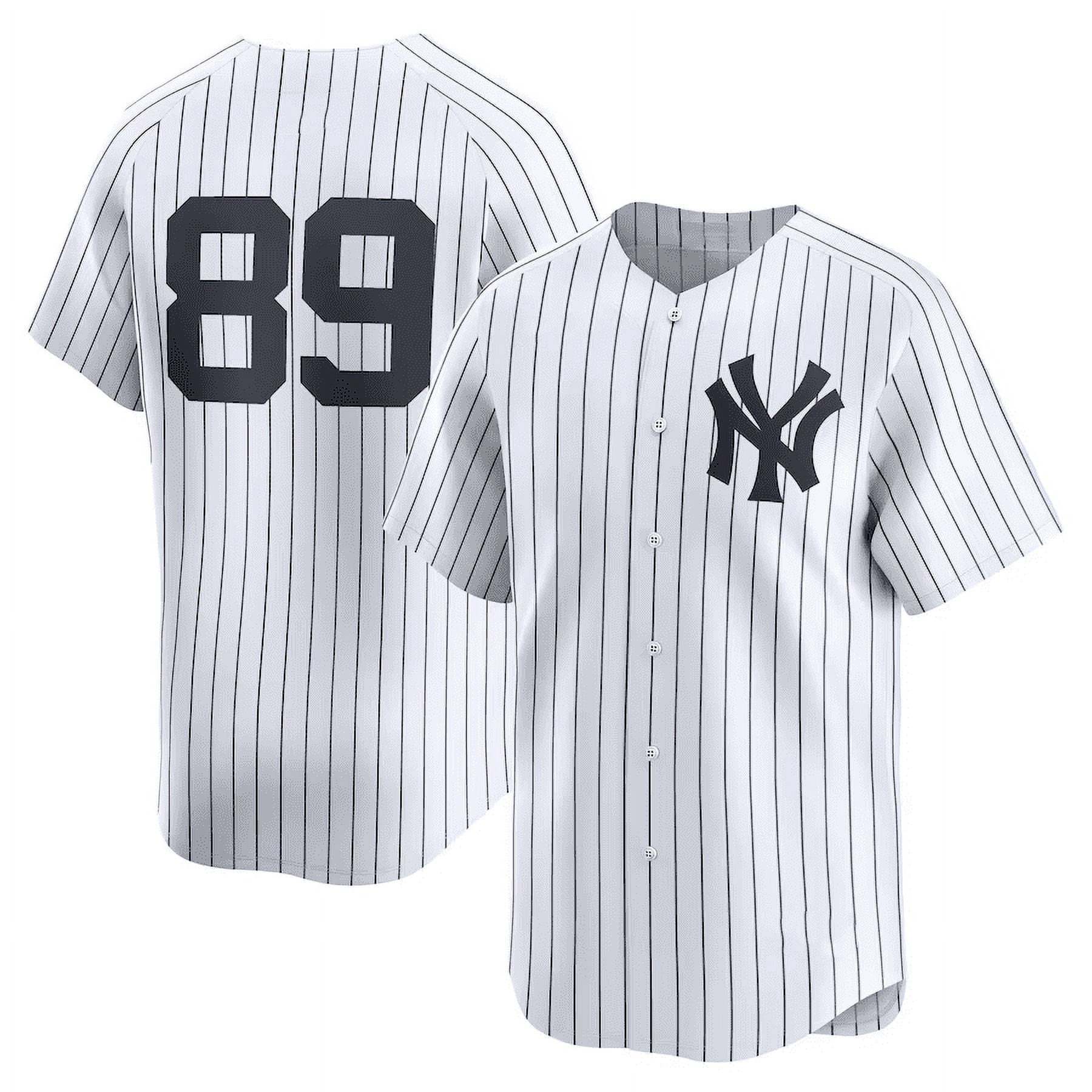 Yankees Men's Home Limited Jasson Dom铆nguez#89 Fans short sleeve Game Jersey World Series 2024 ...