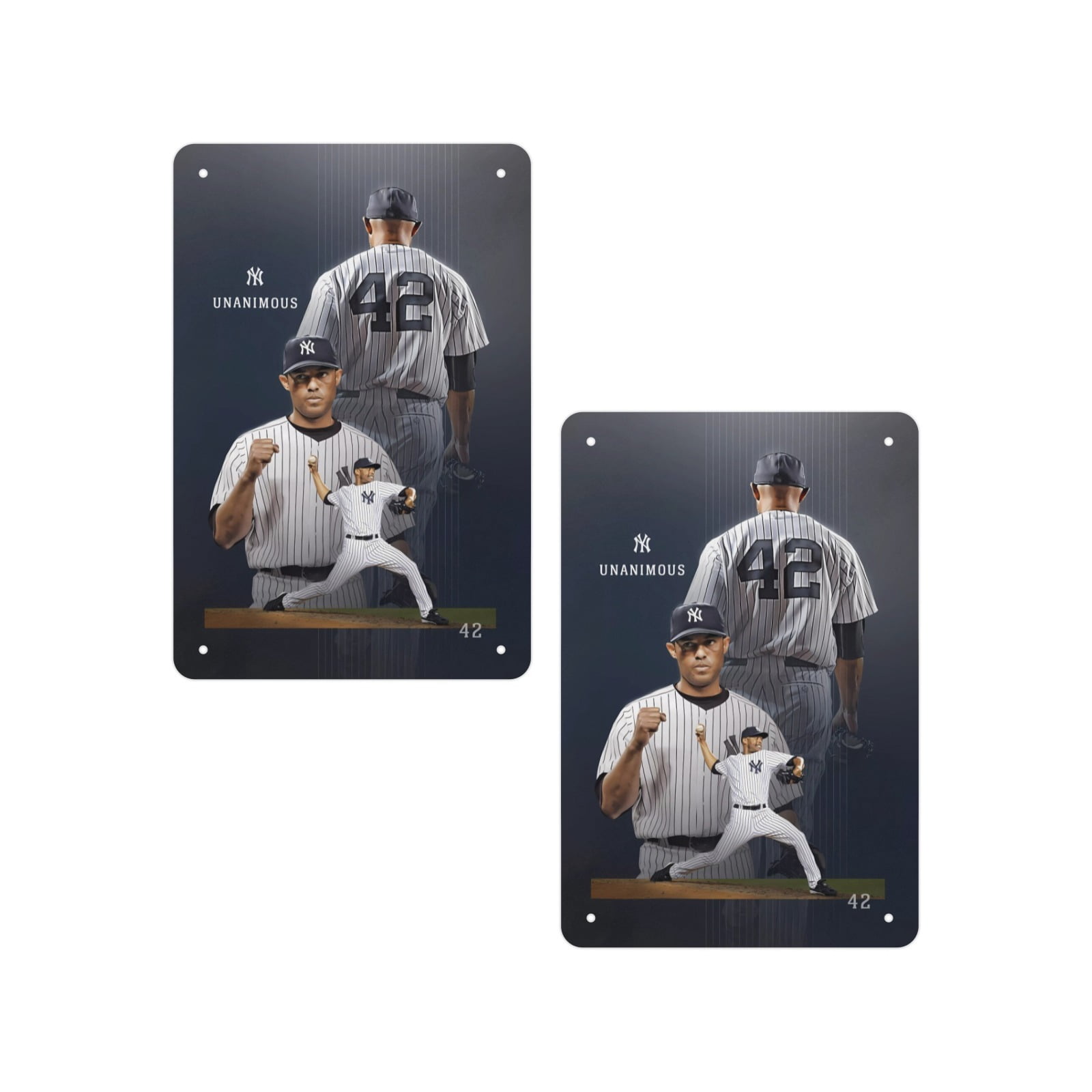 Yankees Tin Painting Wall Decor Baseball Team Personalized Logo ...