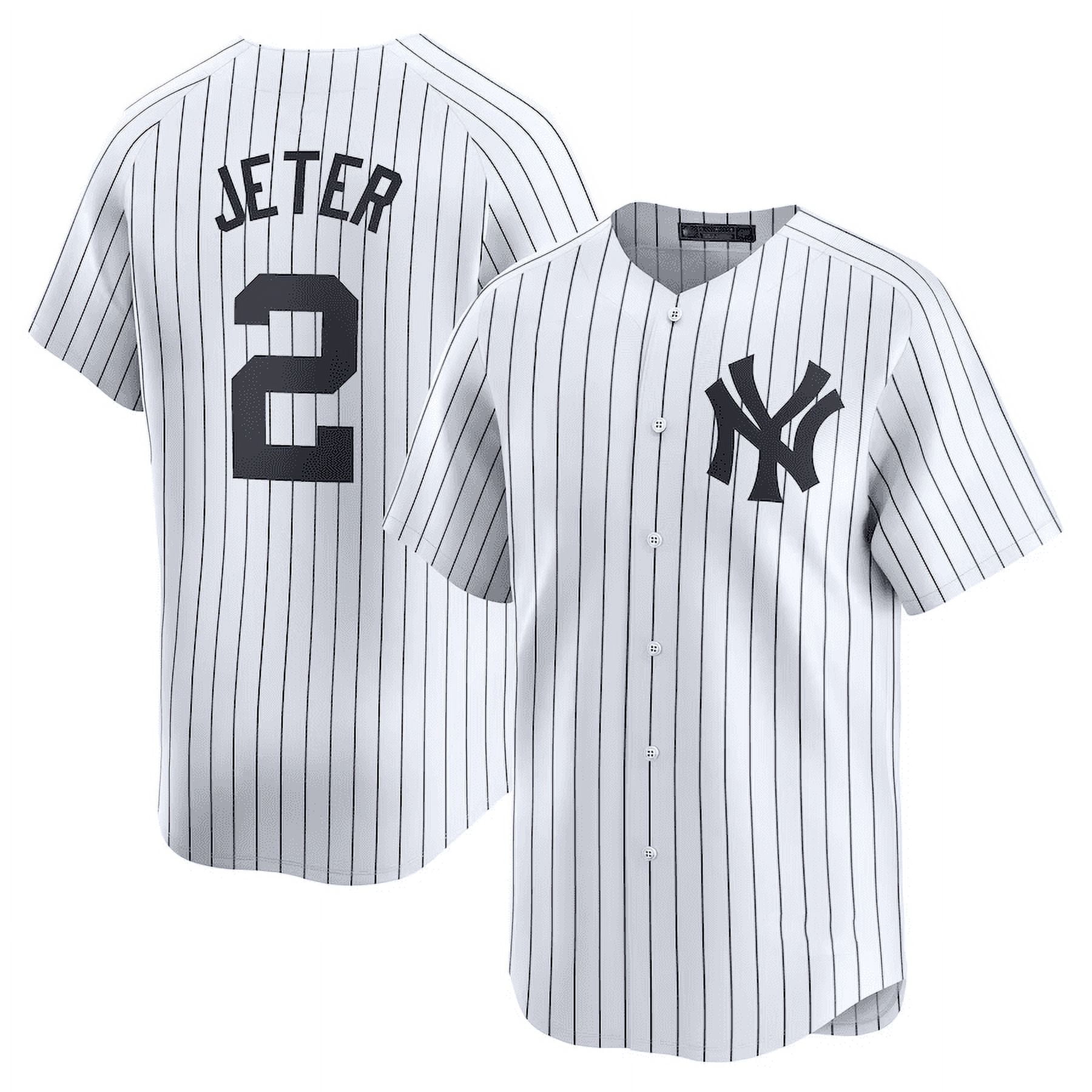 Yankees Youth Derek Jeter#2 Fans short sleeve Pl_ay_er World Series ...
