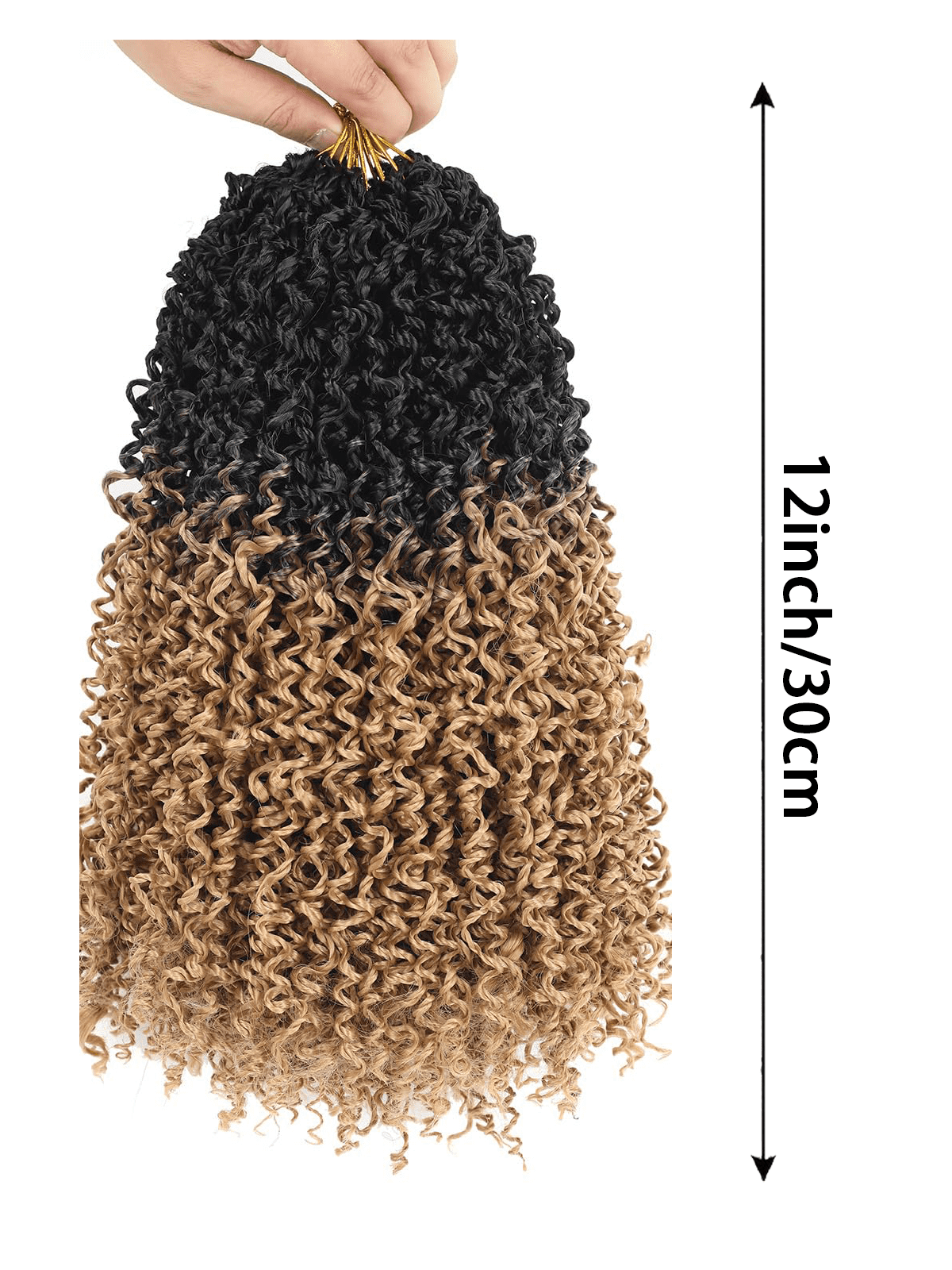 Yanky Twist Crochet Hair Extensions | 8" 10" 12" 14" Lengths | 7 Pieces ...