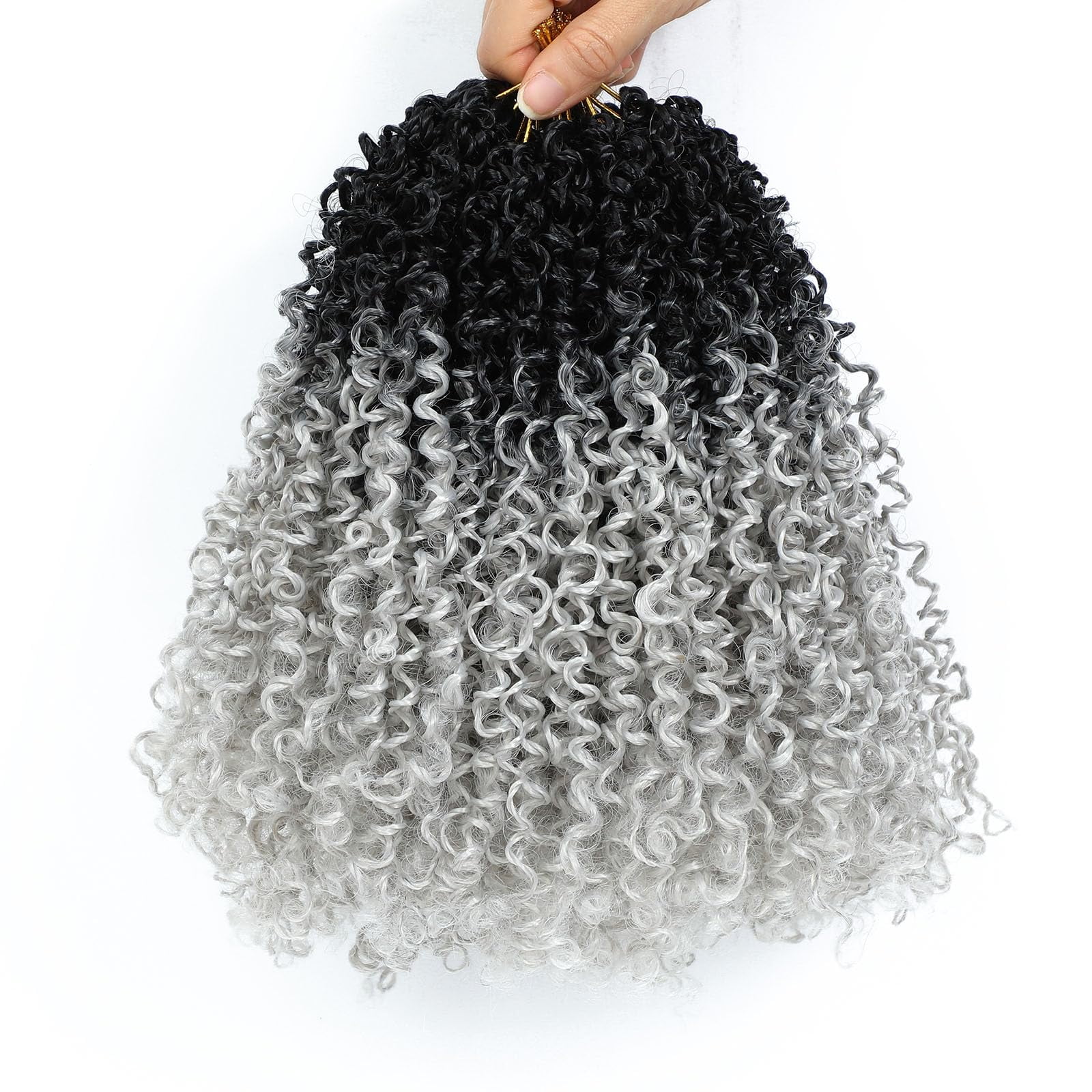 Yanky Twist Crochet Hair Extensions | 8" 10" 12" 14" Lengths | 7 Pieces ...