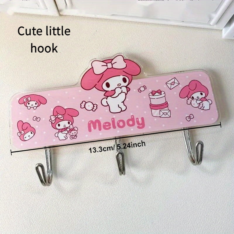Yanluna 1pc Sanrio My Melody Small Hooks Kuromi Cute Adhesive Bonding ...