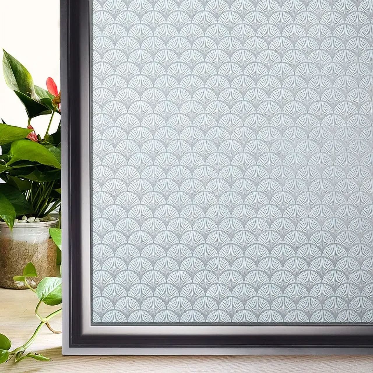 Yanluna 2/3/5Meter Frosted Window Film Privacy Stained Glass Self ...