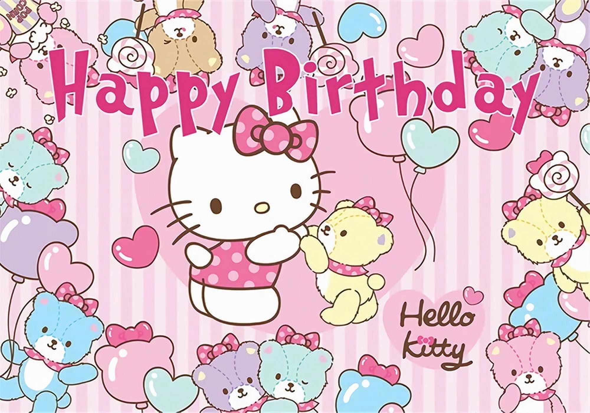 Hello Kitty Birthday Background Hello Kitty Birthday Invitation Design