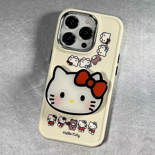Yanluna Cartoon Kuromi HelloKitty Heart Phone Case for iphone 14 Plus ...