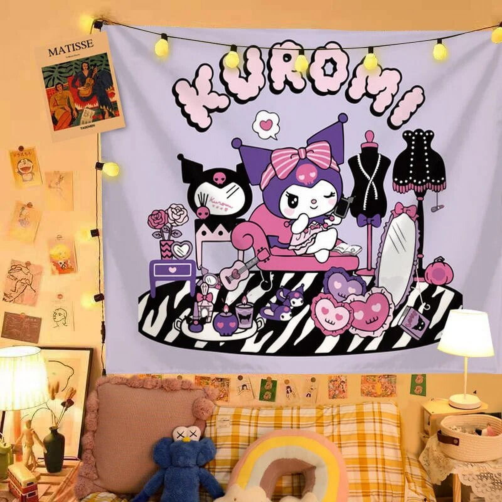 Yanluna Cartoon Sanrio Melody Kuromi Hello Kitty Hanging Cloth Home ...