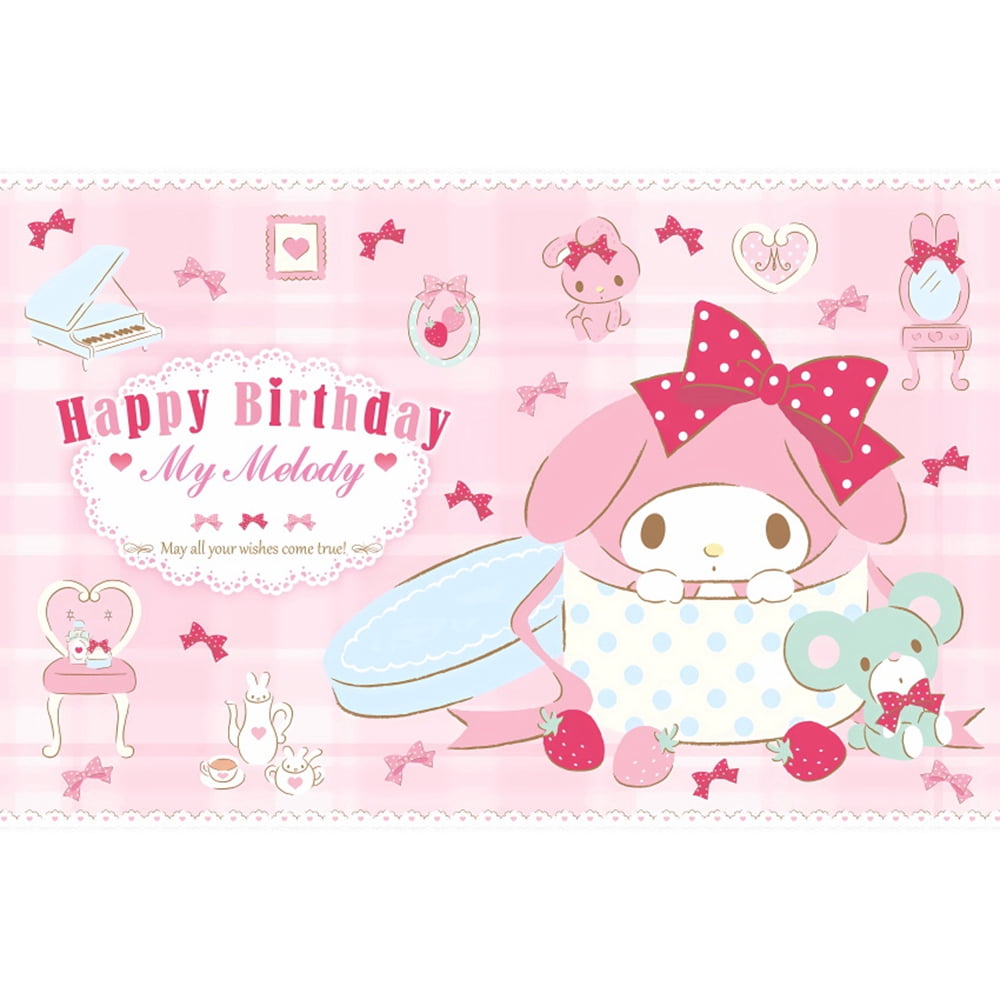 Yanluna Custom Kuromi Hello Kitty Party Backdrop Decor Girl Kids ...