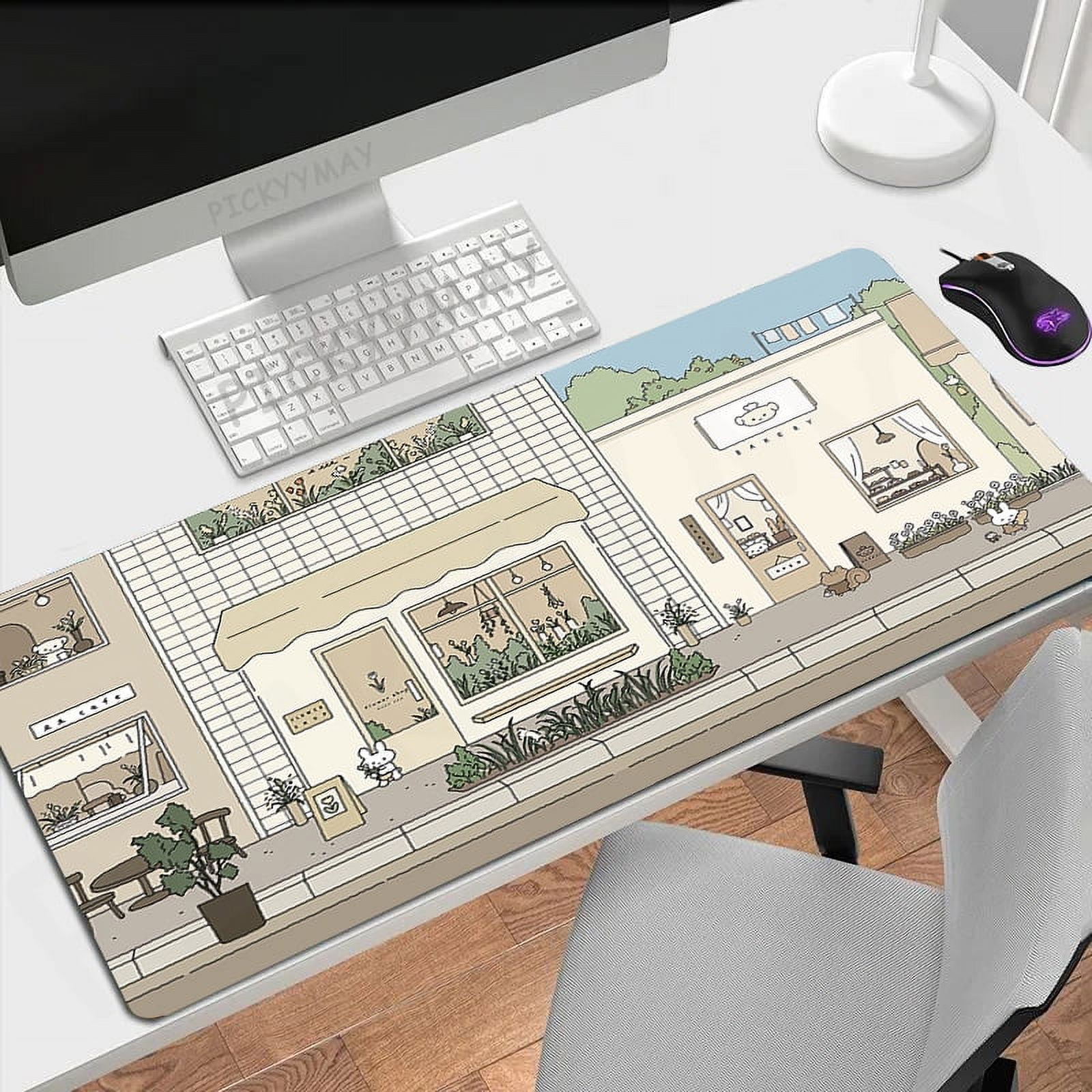 Yanluna Cute 80x30cm XXL Lock Edge Mousepads Large Gaming Mousepad ...